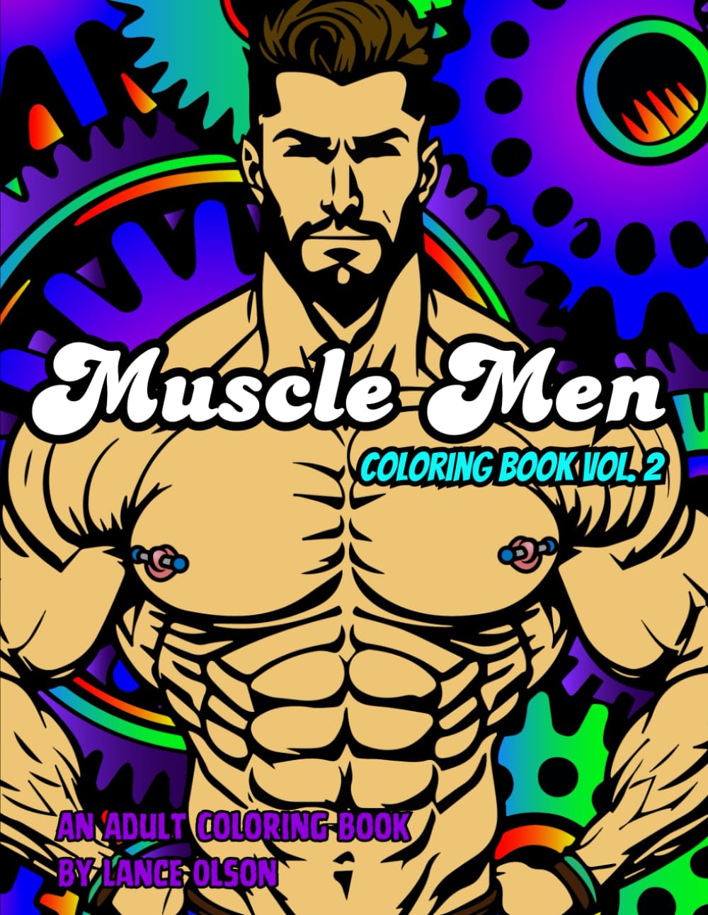 Amazon.com: Muscle Men Coloring Book Vol. 2: An awesome coloring book ...