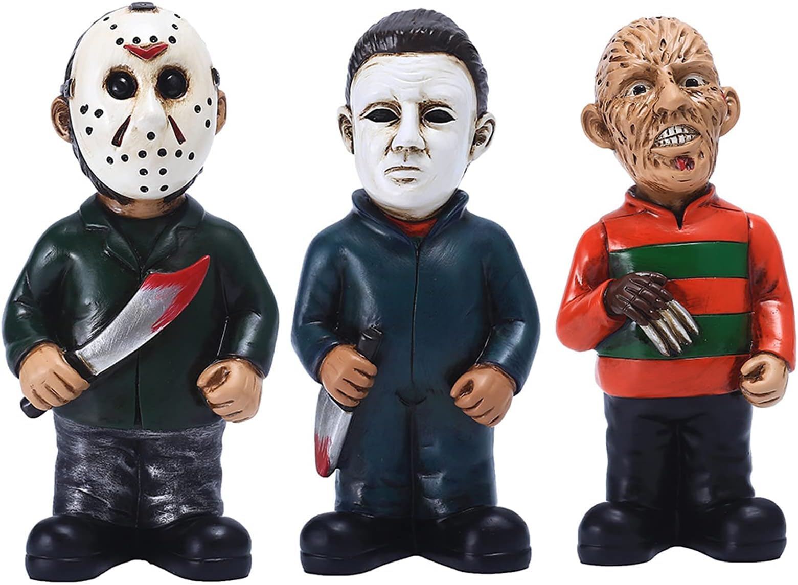 Amazon.com: TOMPPY Horror Movie Garden Gnomes Figurines Horror Garden ...