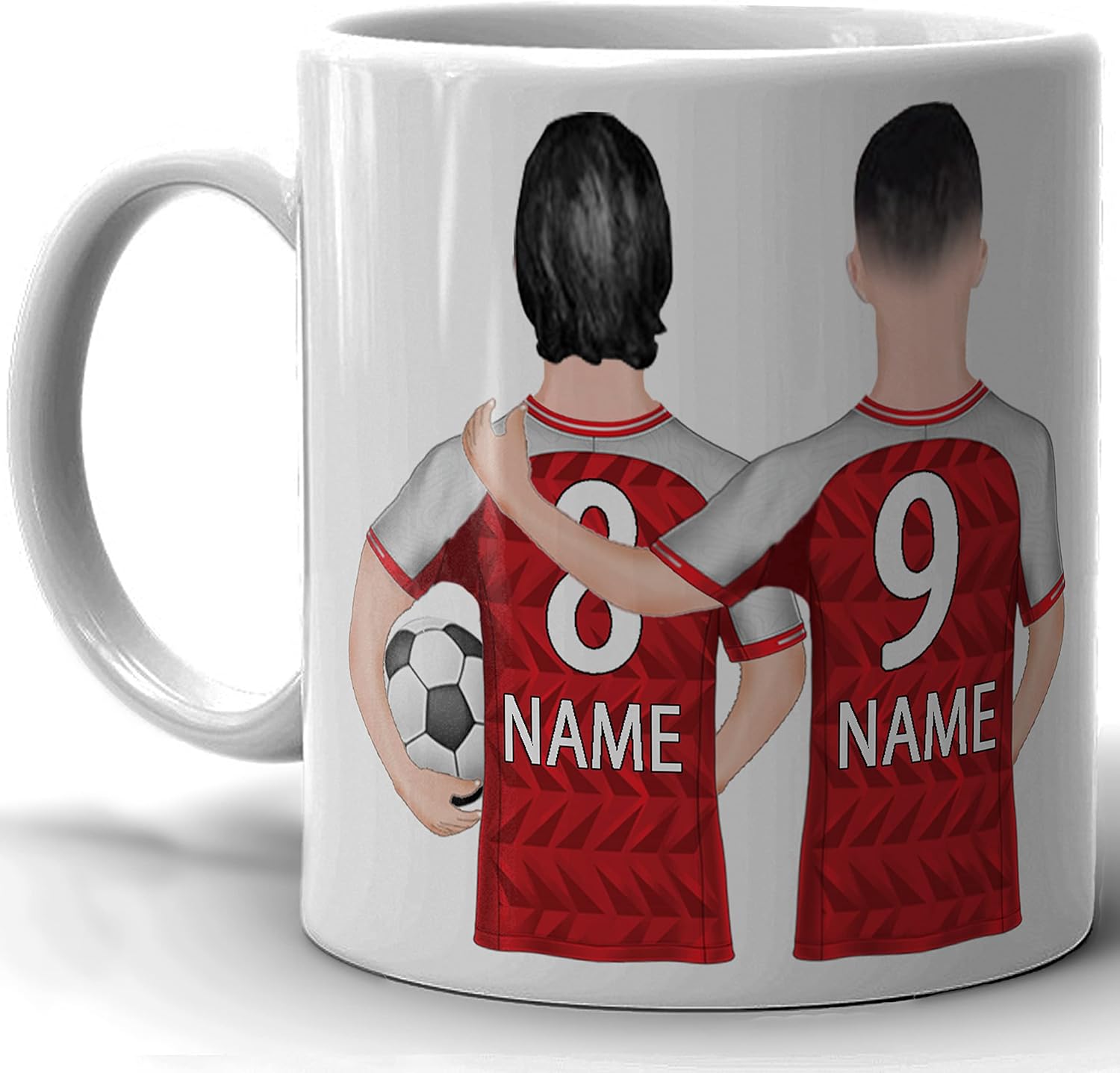 4GIFTSAKE Personalised Friends Football Coffee Mug - 11oz, Microwave ...