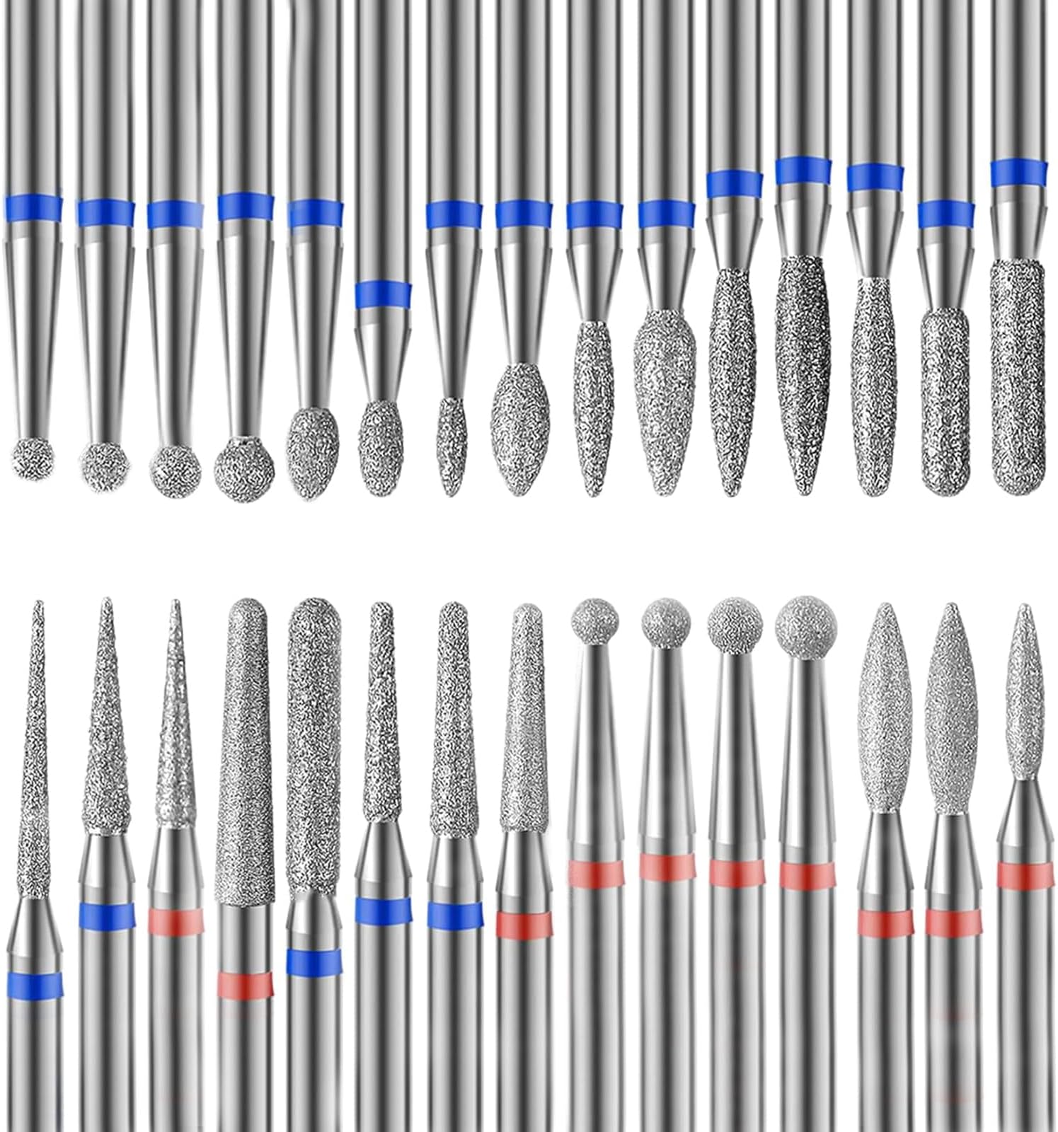 Amazon.com: Cellentool 25Pcs Nail Drill Bits Set with Storage Box, 3/32 ...
