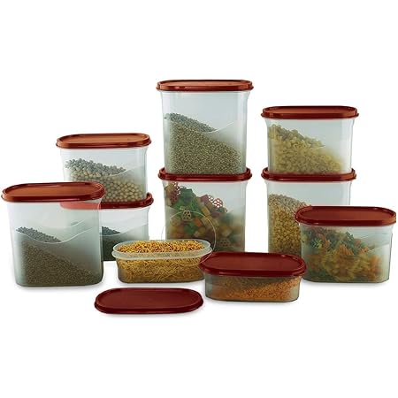 Buy Cello Plastic Container Set, 10-Pieces, Blue Online at Low Prices ...