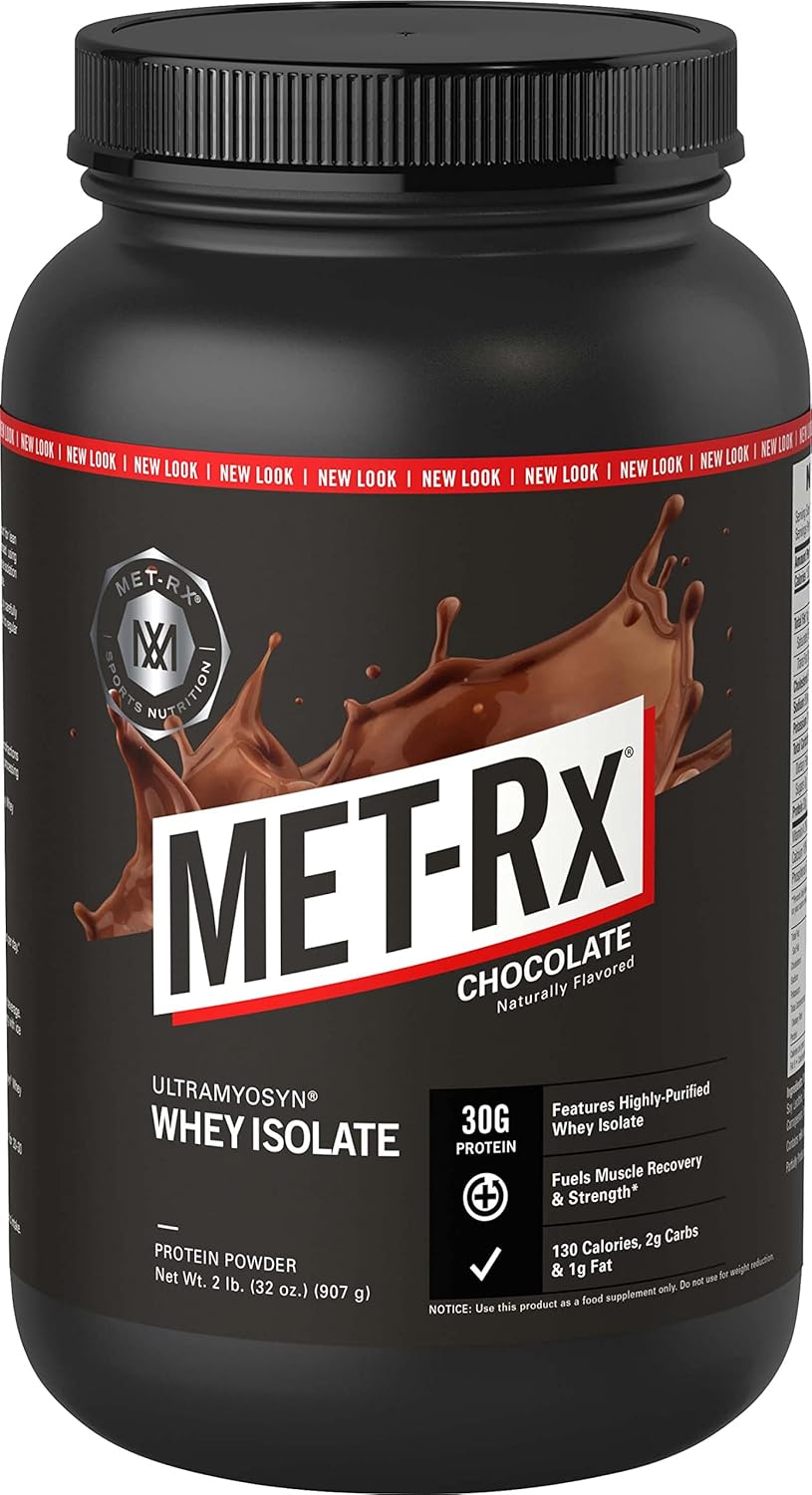 Amazon.com: MET-Rx Ultramyosyn Whey Protein Isolate Powder, Great for ...
