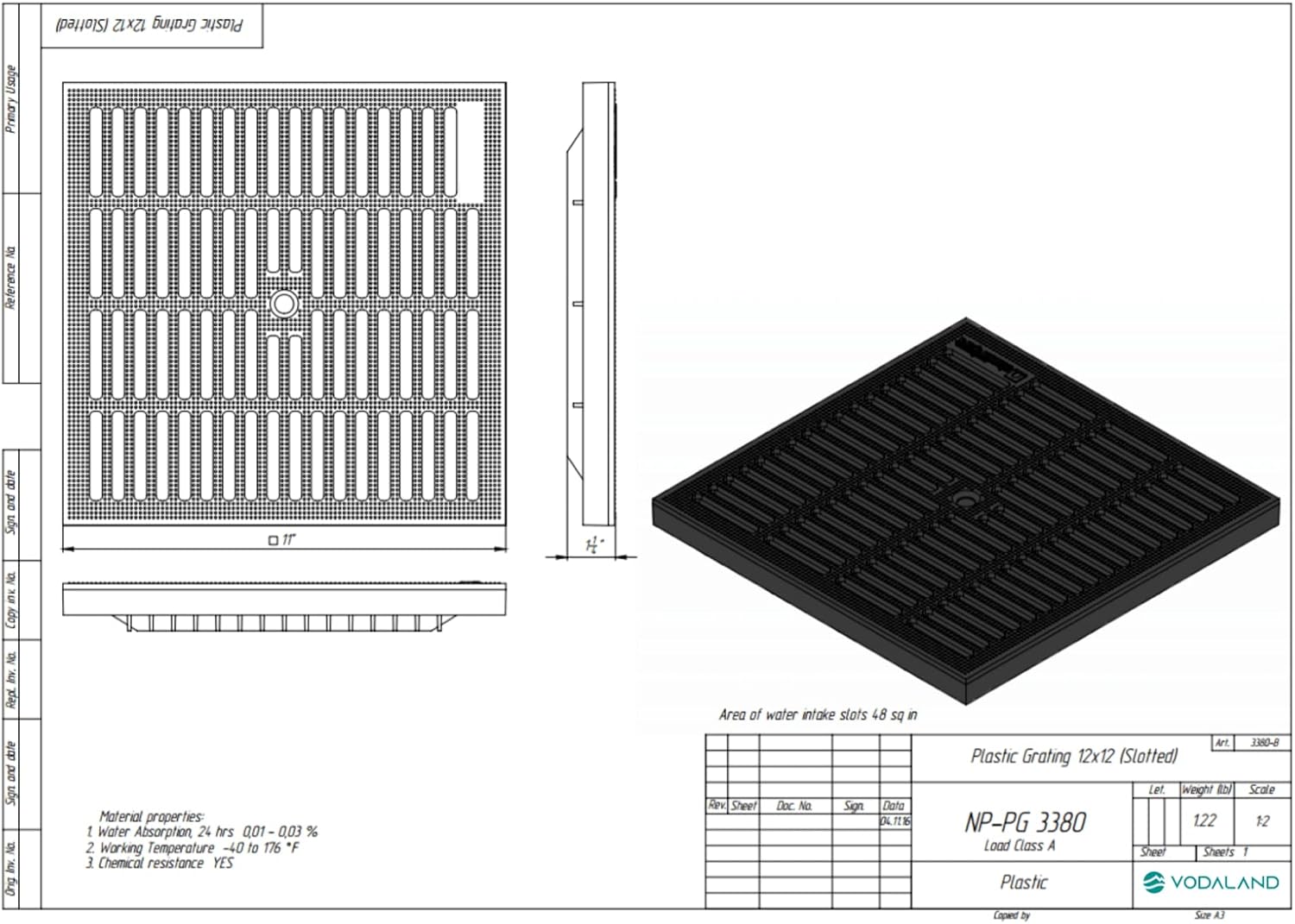Vodaland 12x12 Catch Basin Kit with Grate, Philippines | Ubuy