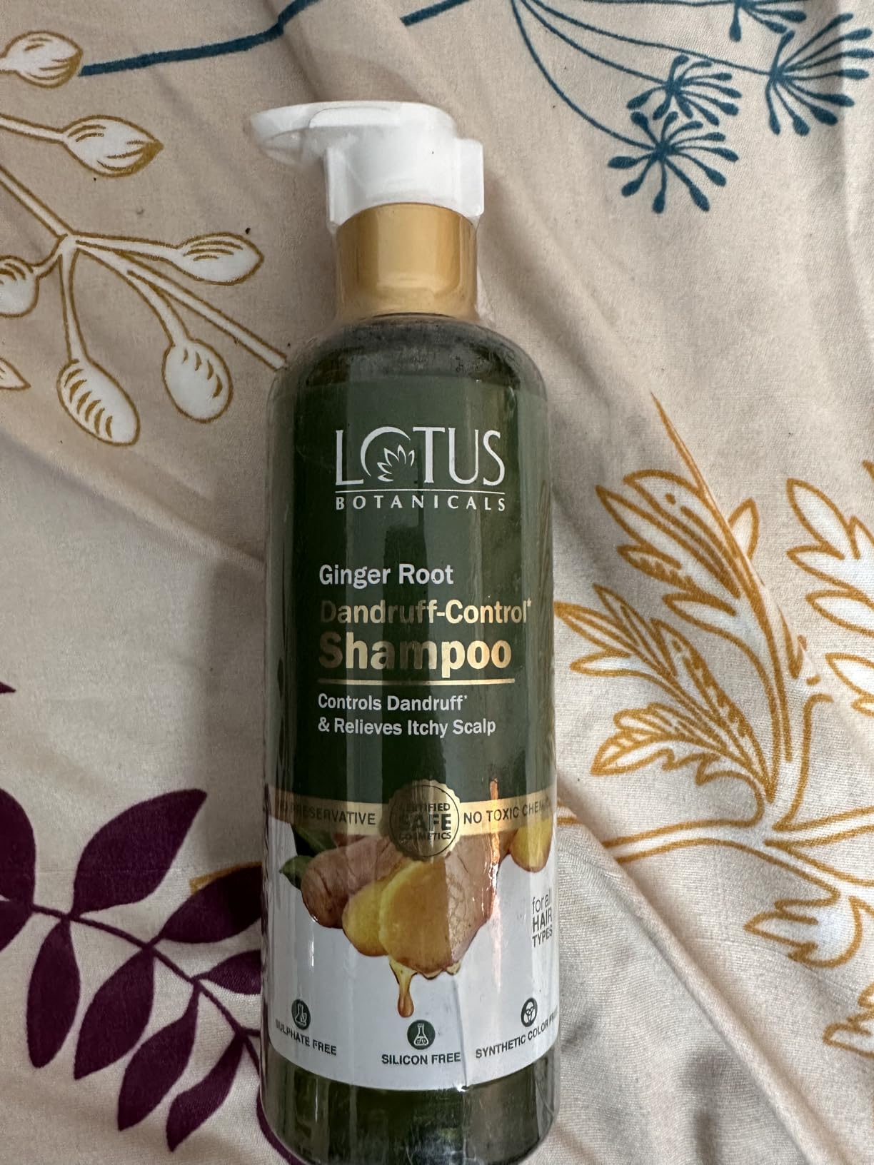 Buy Lotus Botanicals Dandruff-Control Shampoo | Ginger Root, Tea Tree ...