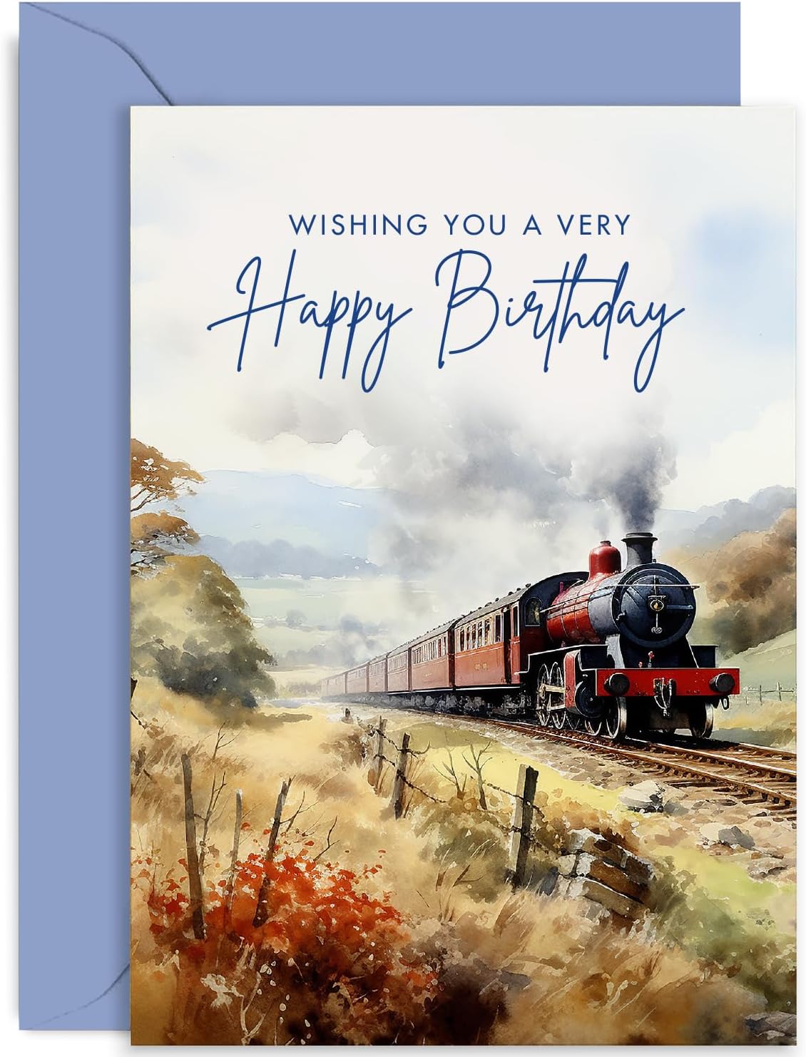 Amazon.com : Old English Co. Artistic Birthday Card for Him ...