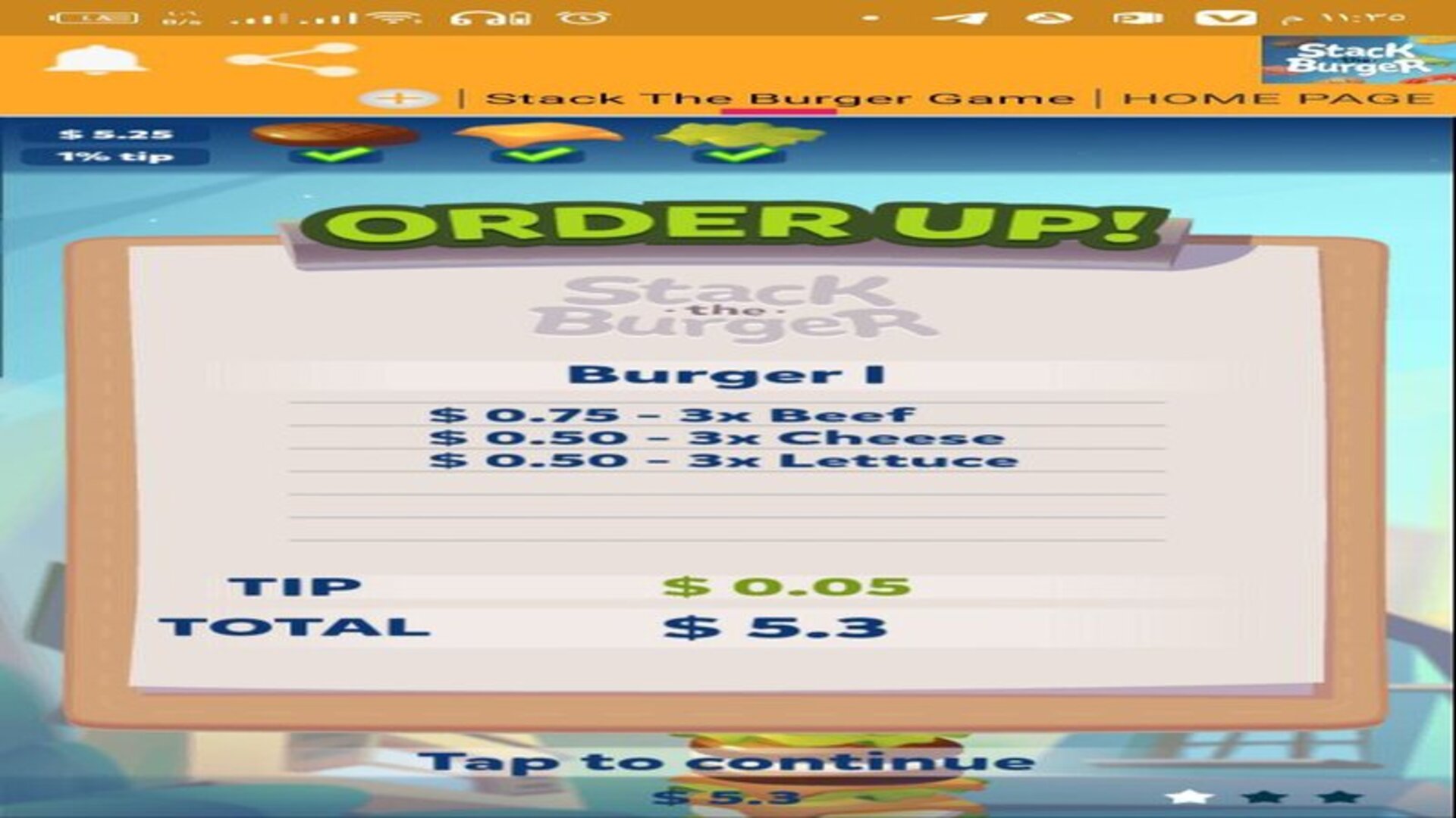 Stack The Burger Game - App on Amazon Appstore