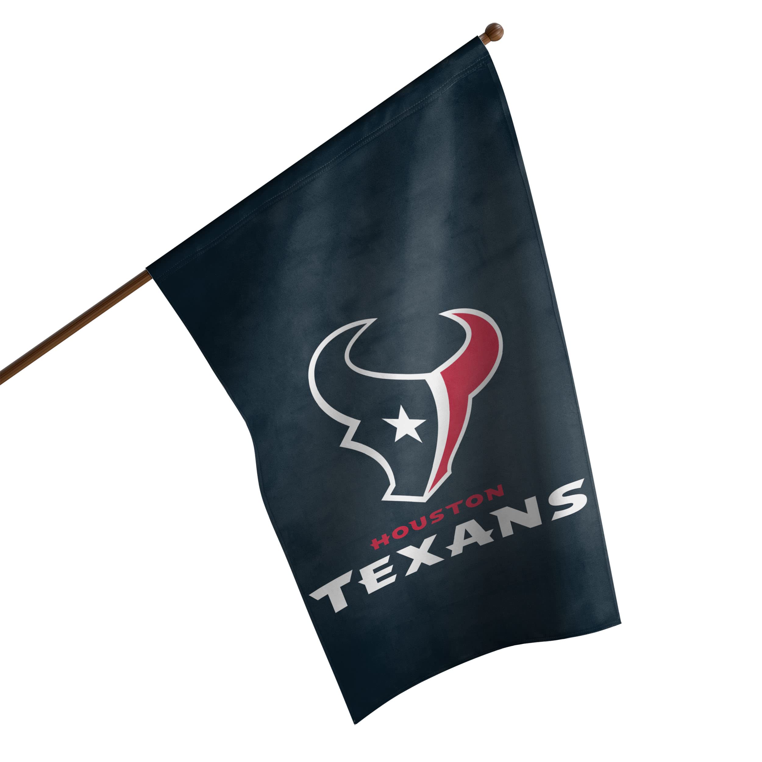 Snapklik.com : Houston Texans NFL Solid Vertical Flag
