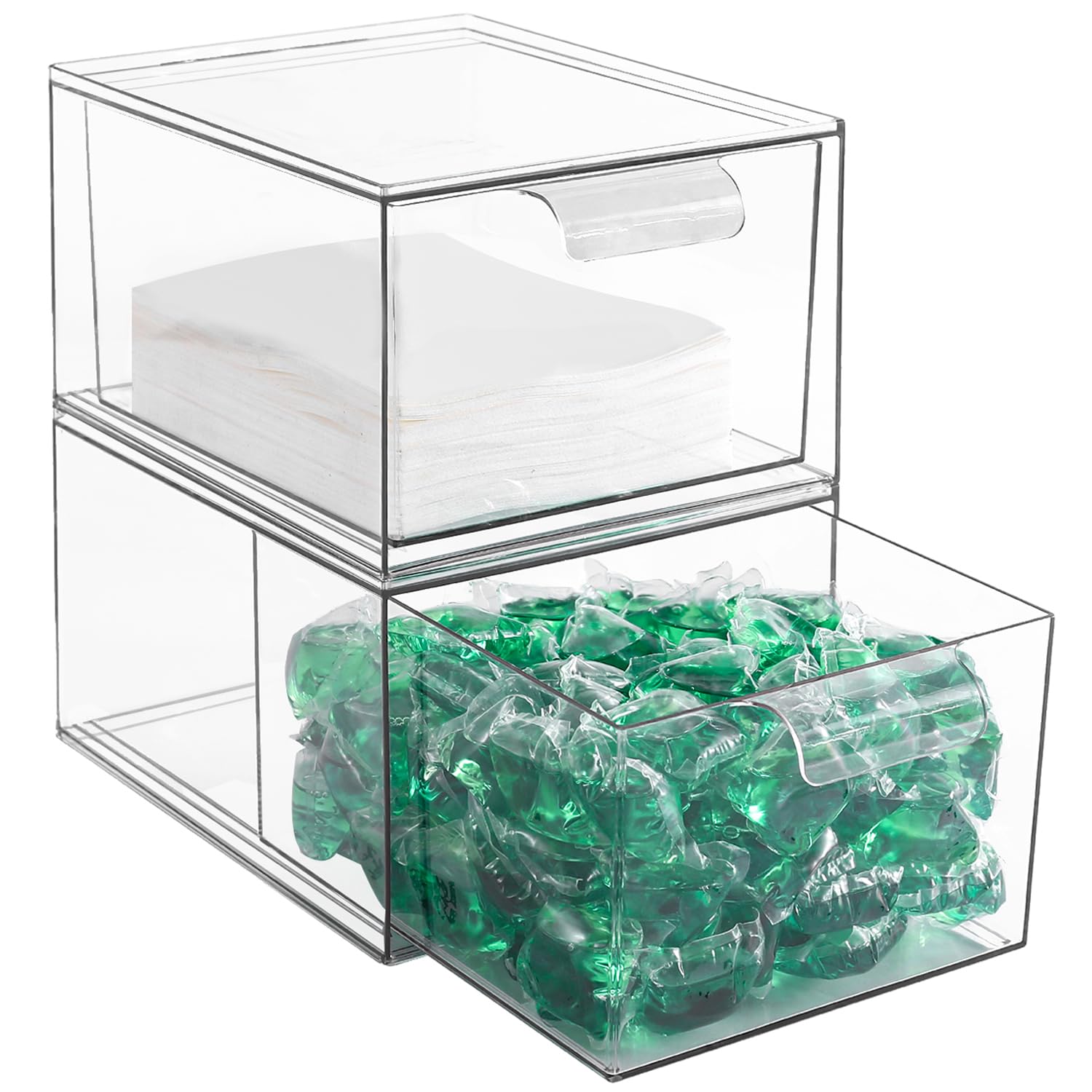 Amazon.com: VOTLEVT Stackable Laundry Pods Container and Dryer Sheet ...