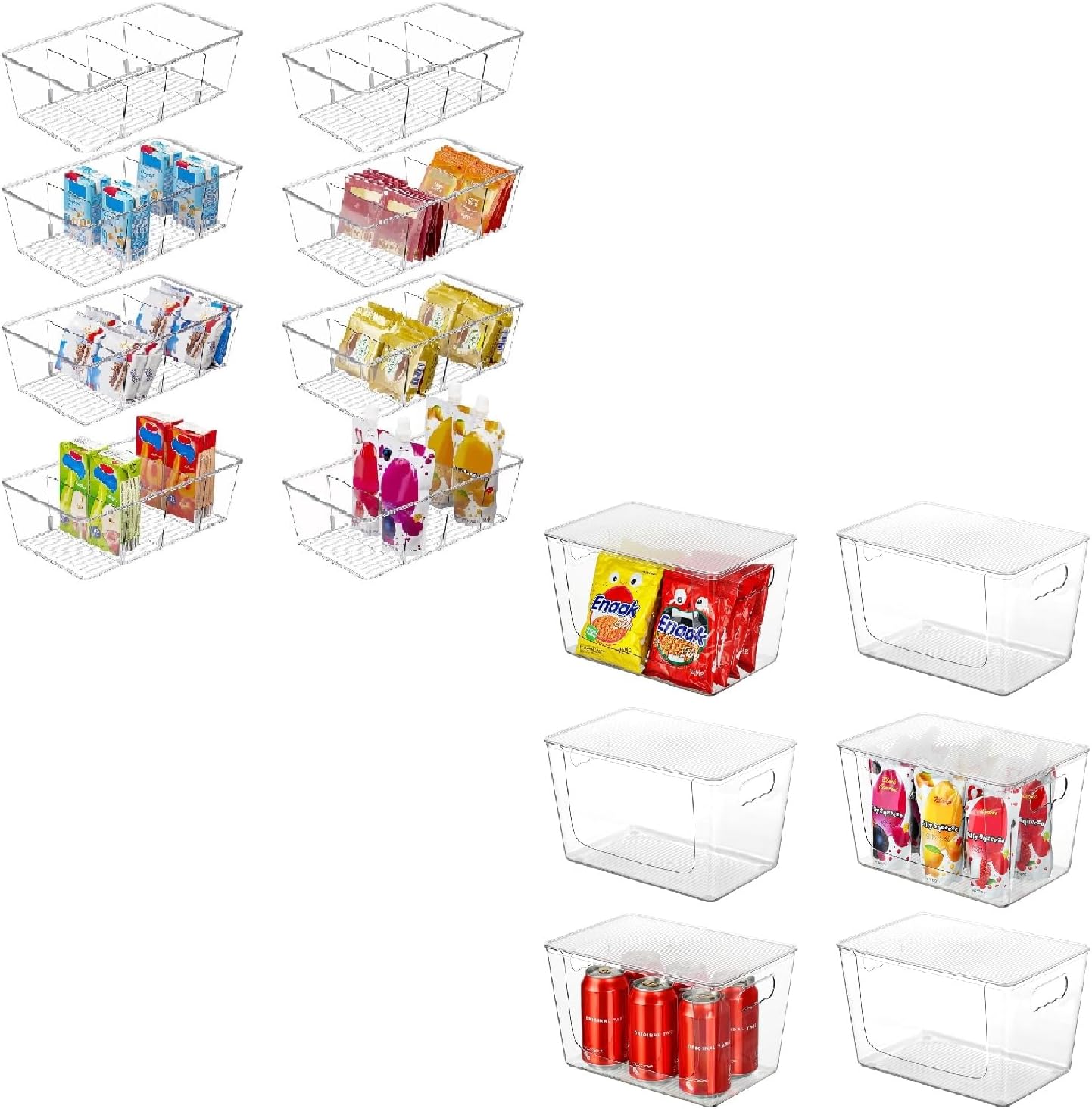 Amazon.com - Vtopmart 8+6 Pack Stackable Storage Bins