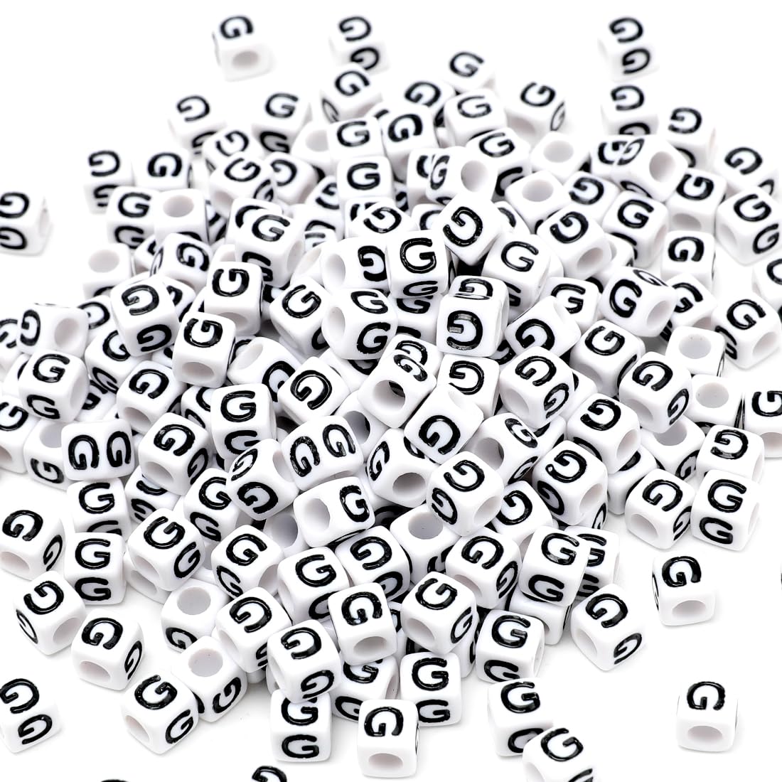 Amazon.com: Eppingwin 400 PCS Letter Beads, 6×6 mm Acrylic Beads ...