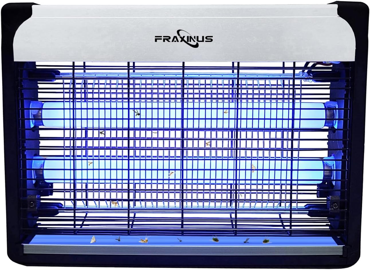 fraxinus Tue Mouche Eléctrique Interieur, Lampe Anti Moustique 20W ...