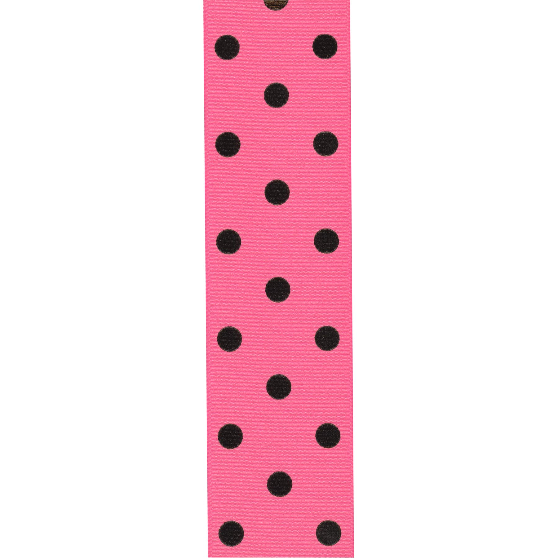 Hot Pink And Black Polka Dots