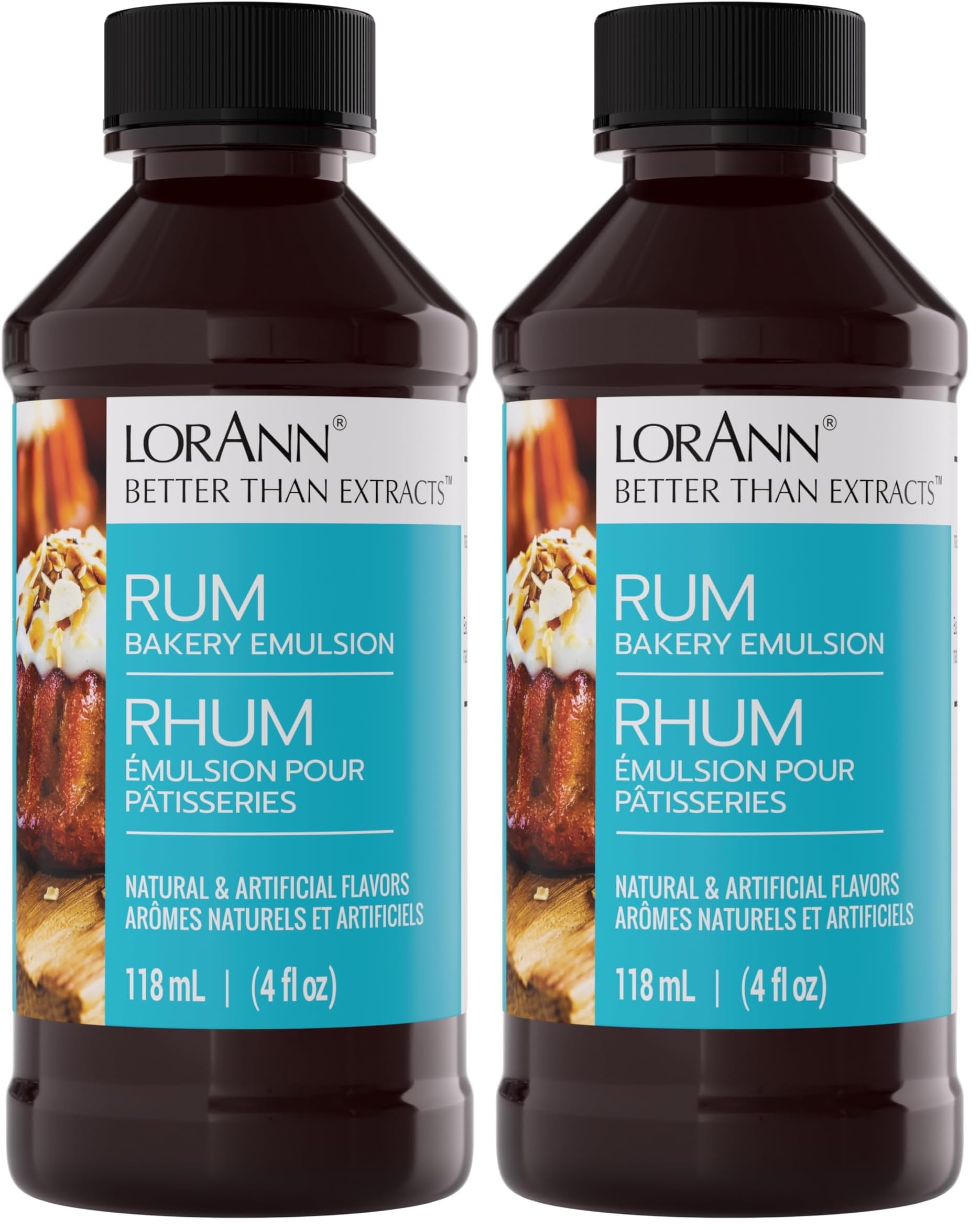 Snapklik.com : LorAnn Rum Bakery Emulsion, 4 Ounce Bottle