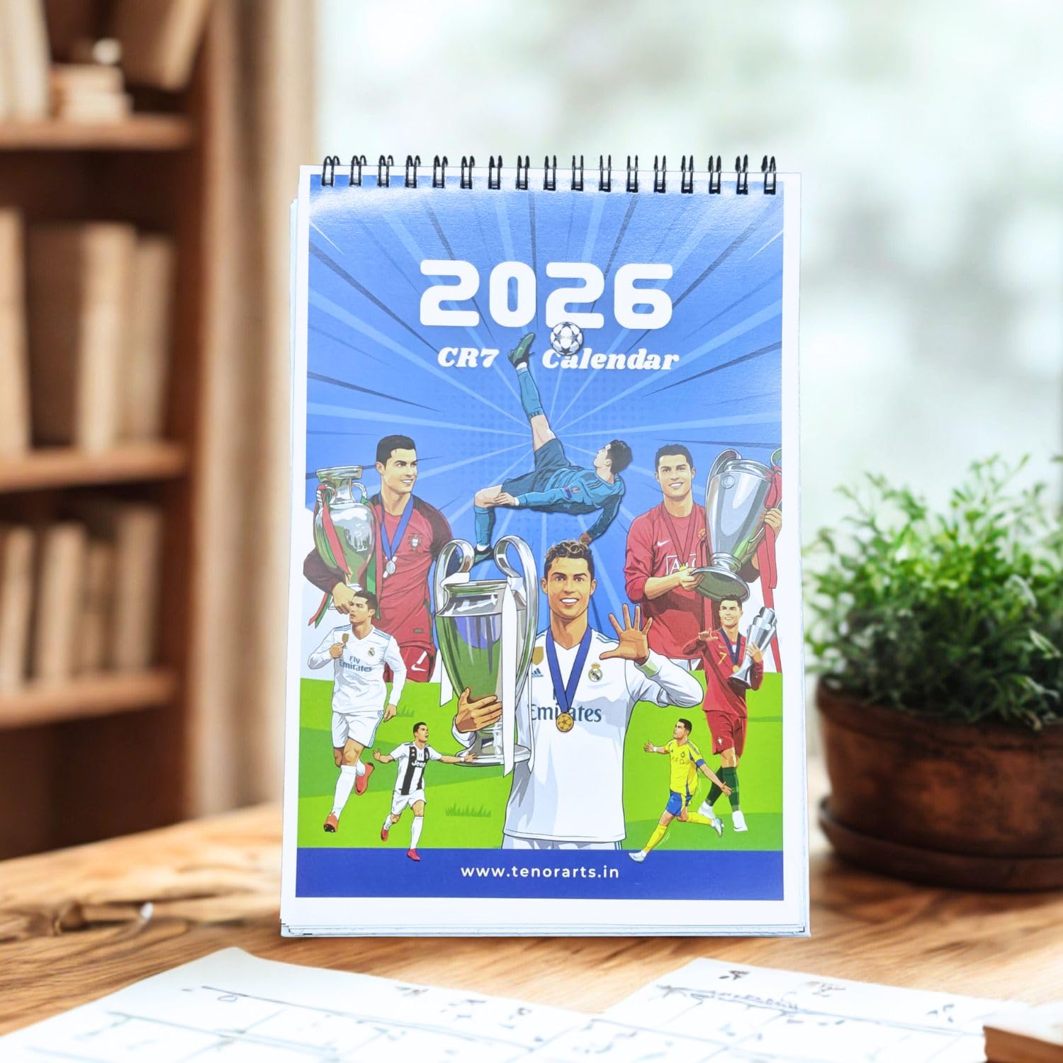 TenorArts 2026 Cristiano Ronaldo Football Calendar and Planner Perfect ...