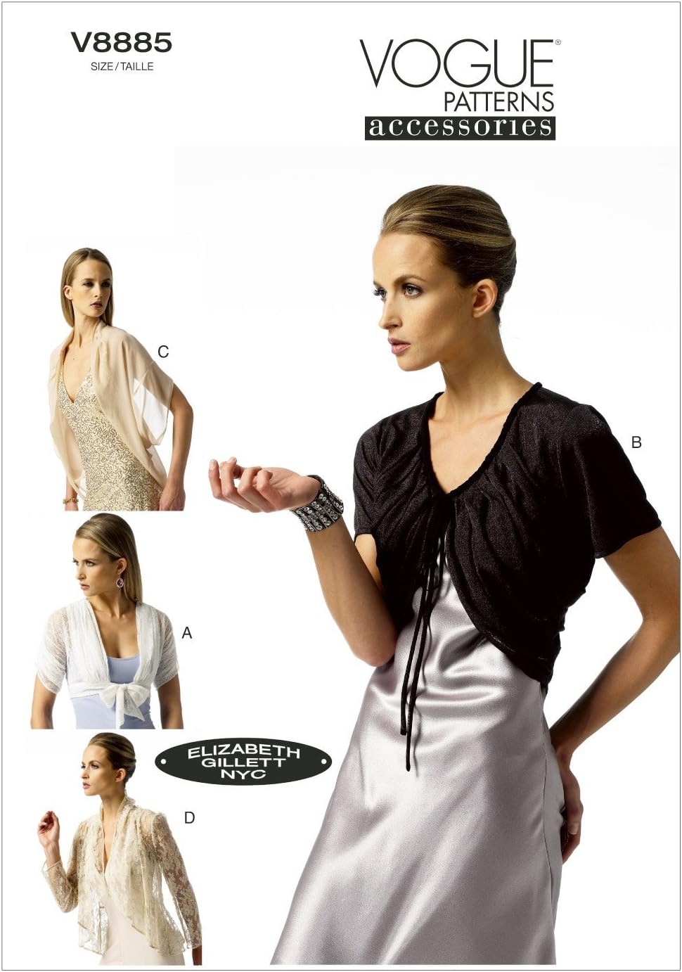 Amazon.com: VOGUE PATTERNS V8885 Misses' Jacket Sewing Template, Size Y ...