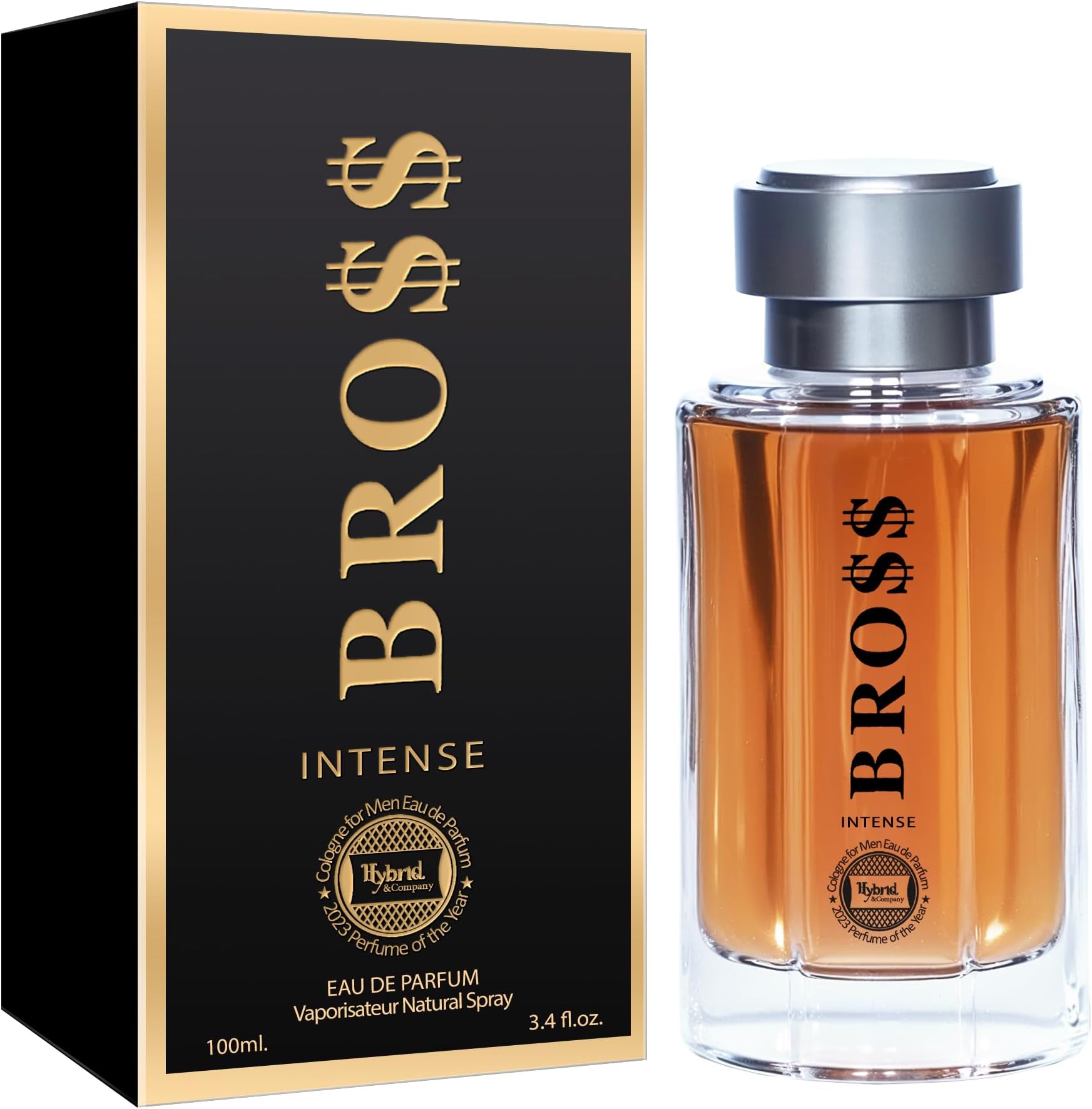 Amazon.com : Hybrid & Company Bro$$ Intense For Men Pour Homme Eau De ...