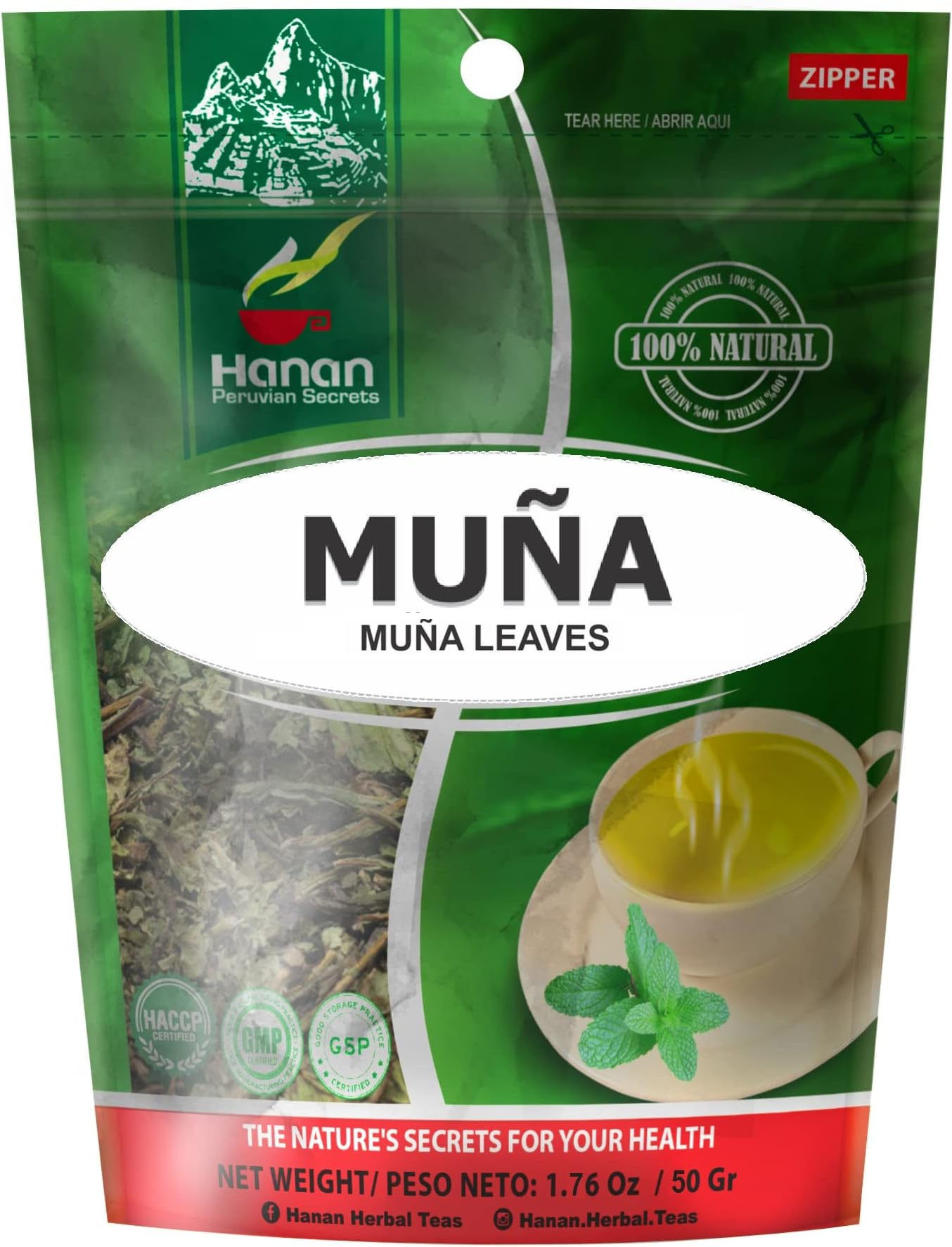Amazon.com : INCA'S FOOD Muña Tea : Grocery Tea Sampler : Grocery ...