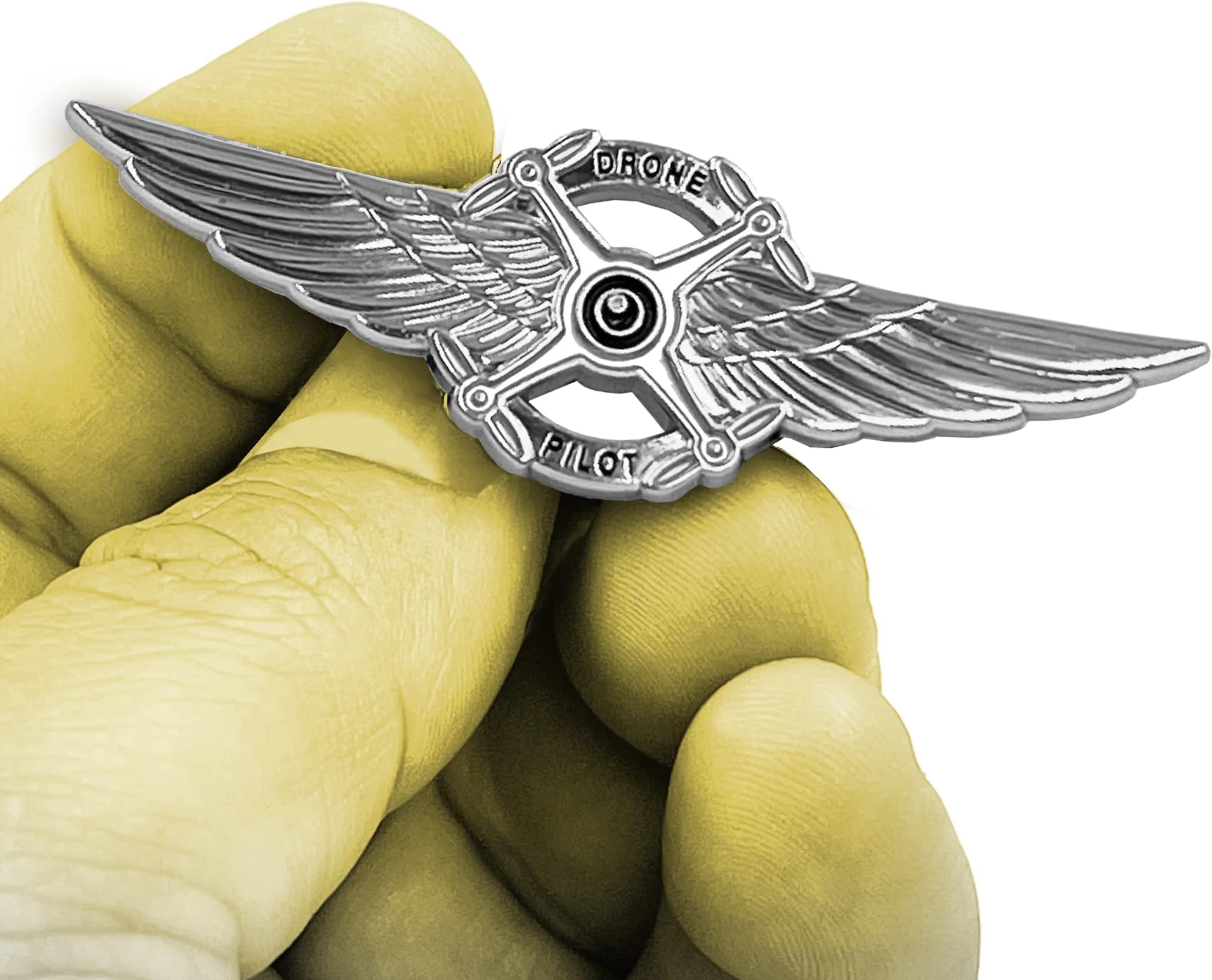 Amazon.com: Smith & Warren Drone UAS Pilot Wing Pin 3" Wide, Solid ...