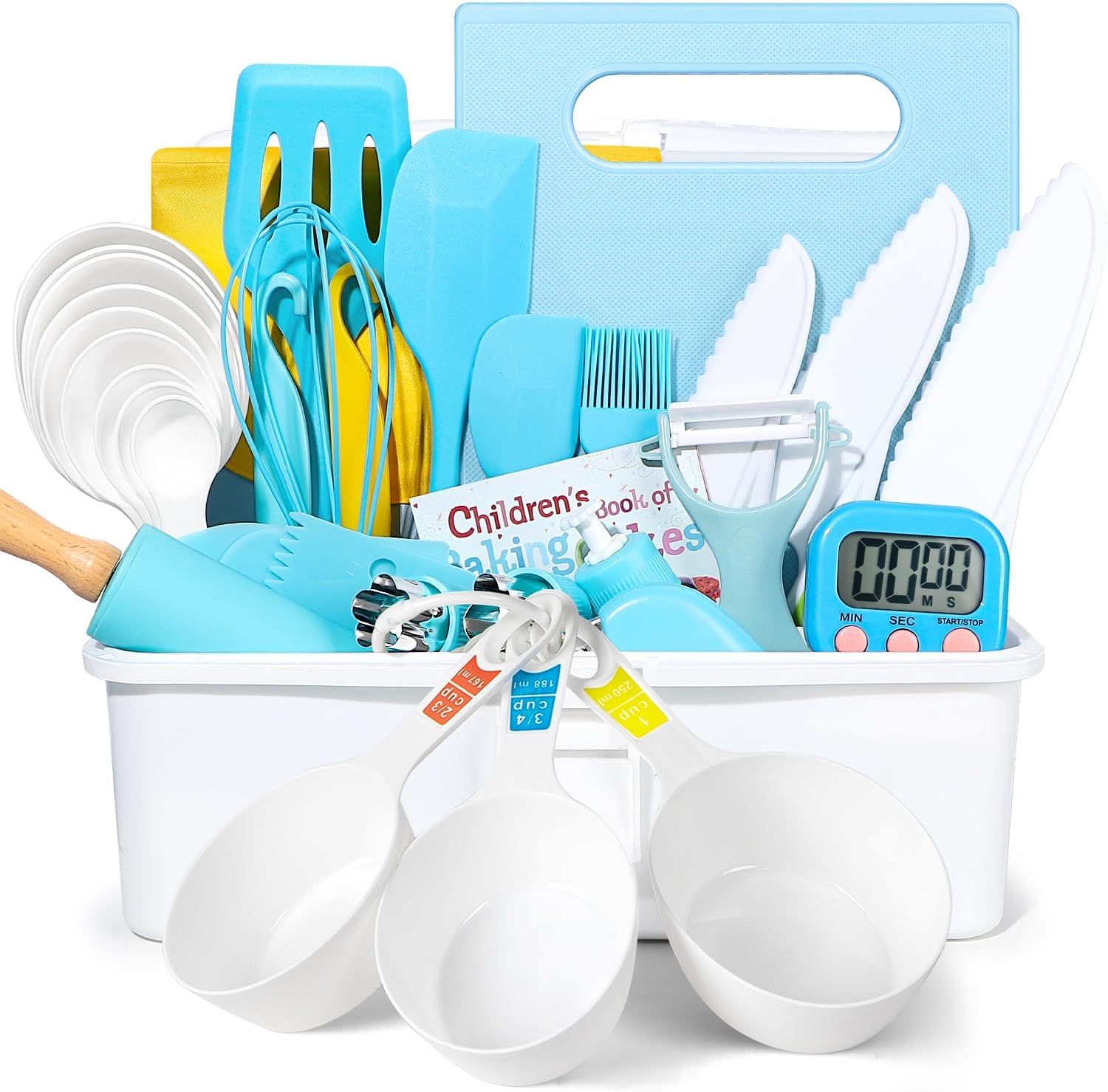 Amazon.com: 37PCS Kids Cooking Sets Real, Kids Cooking and Baking Gift ...