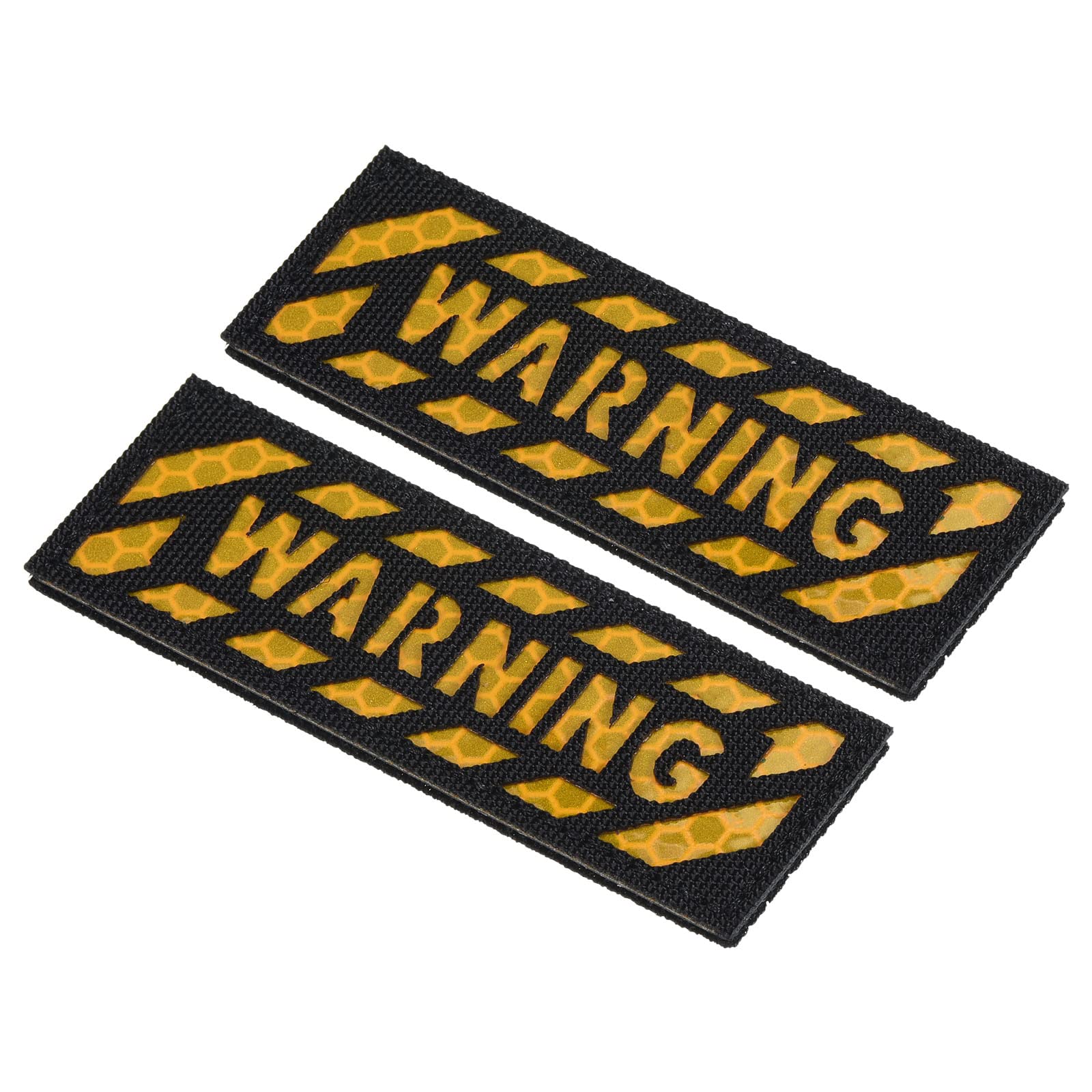 Amazon.com: PATIKIL Reflective Warning Patch 1x3.5", 2 Pcs IR Infrared Hook and Loop Fastener ...