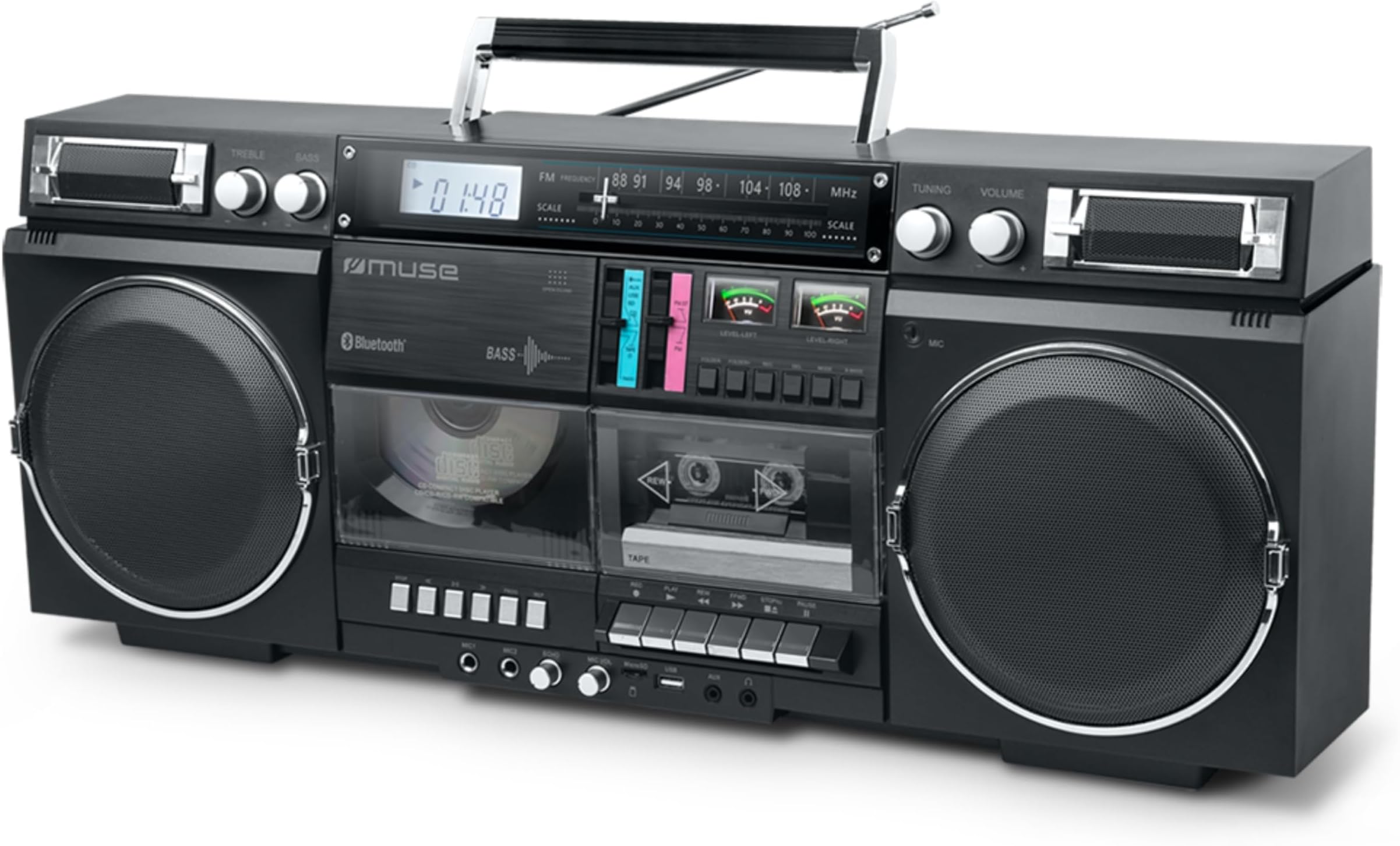 JVC Boomblaster RV-NB300DAB, 2 x 30 Watt, DAB+, UKW, Bluetooth, CD, USB ...