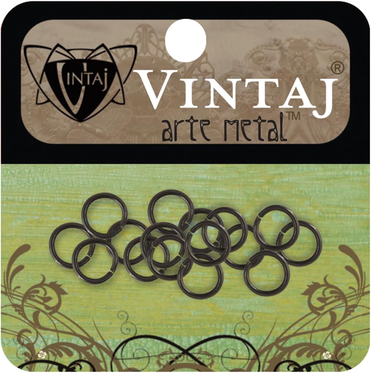 Amazon.com: Vintaj Metal Jump Rings 16/Pkg-4.75mm