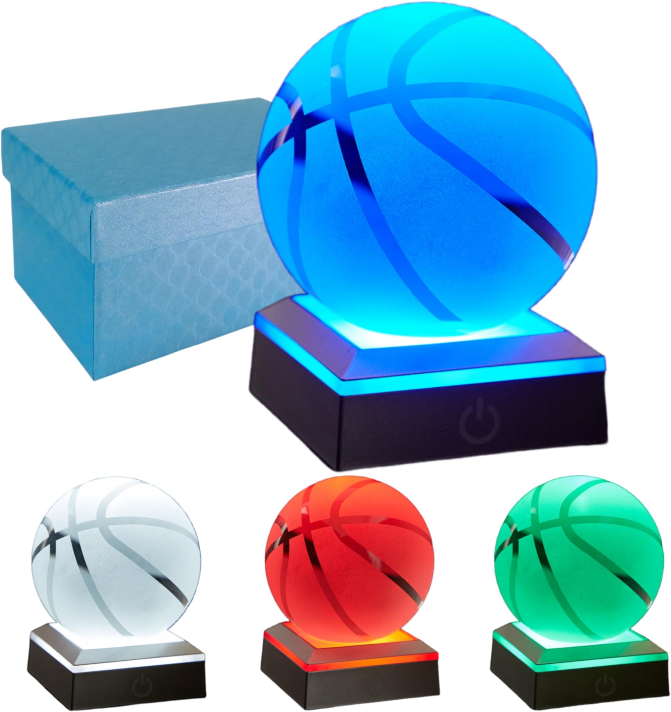 DIGFPWT Elephant Crystal Ball Lamp,3.15 inch 3D Elephant Crystal Ball ...