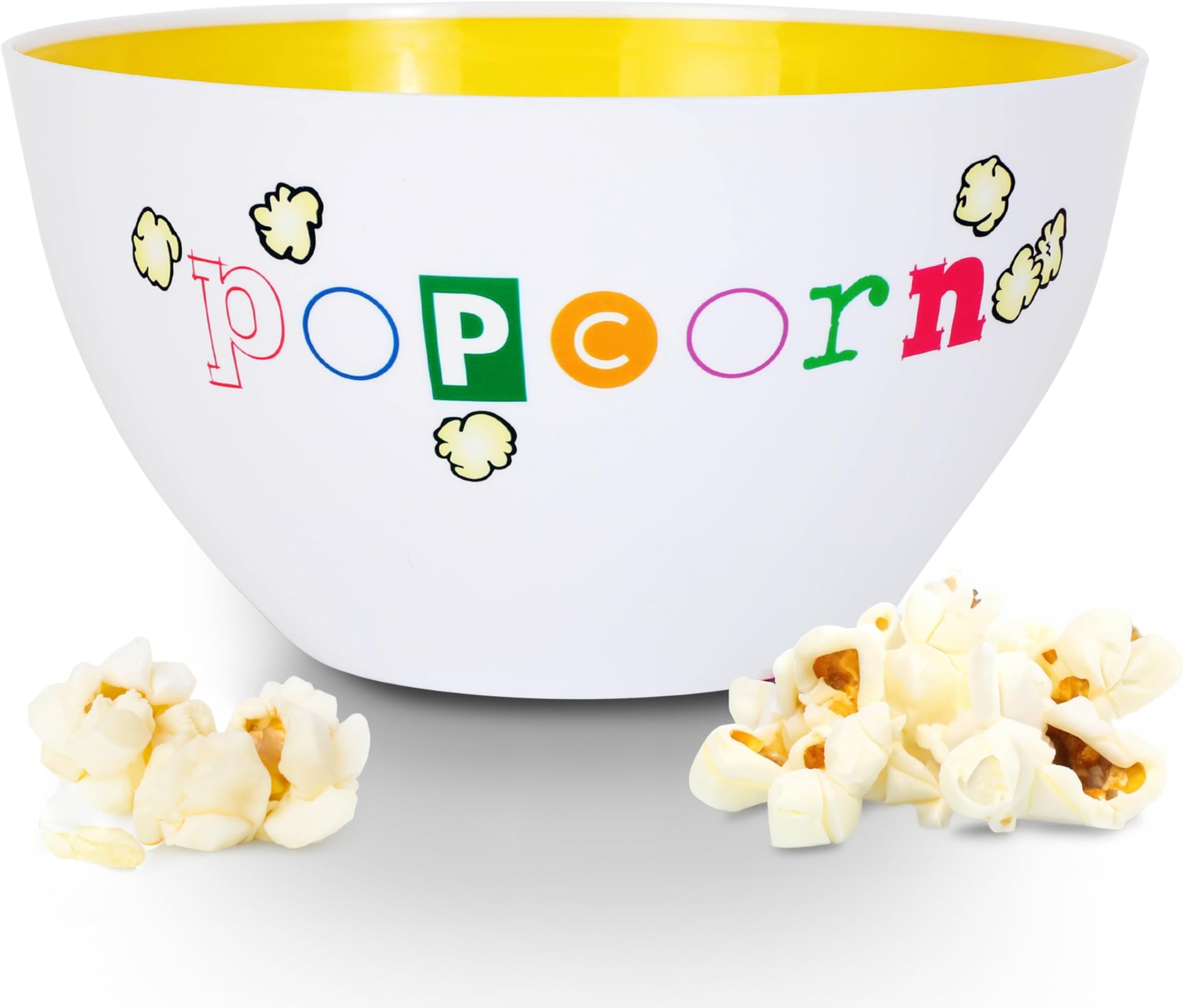 Amazon.com: Delightful Bliss Popcorn Bowl-Retro Family-Size Popcorn ...