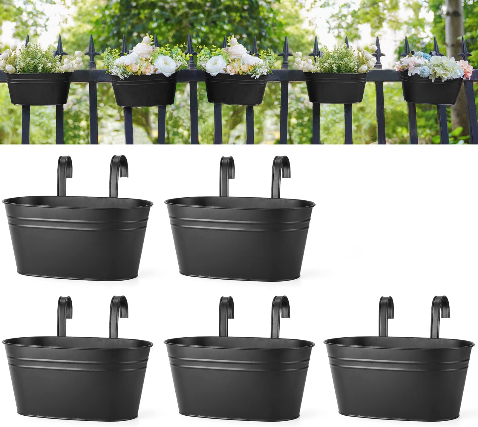 Amazon.com: HIT XR Galvanized Heavy Gauge Steel Hanging Strawberry ...