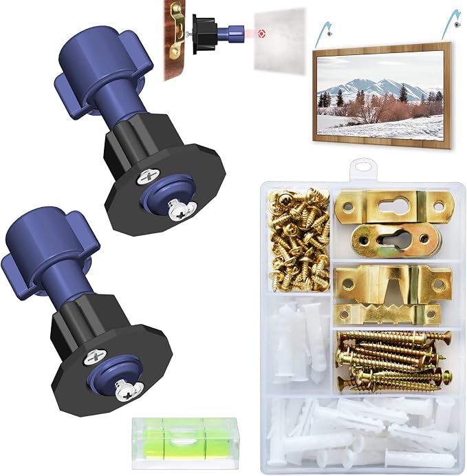 ANFU Picture Hanging Kit- Picture Keyhole Fastener Mark Locations Tool ...