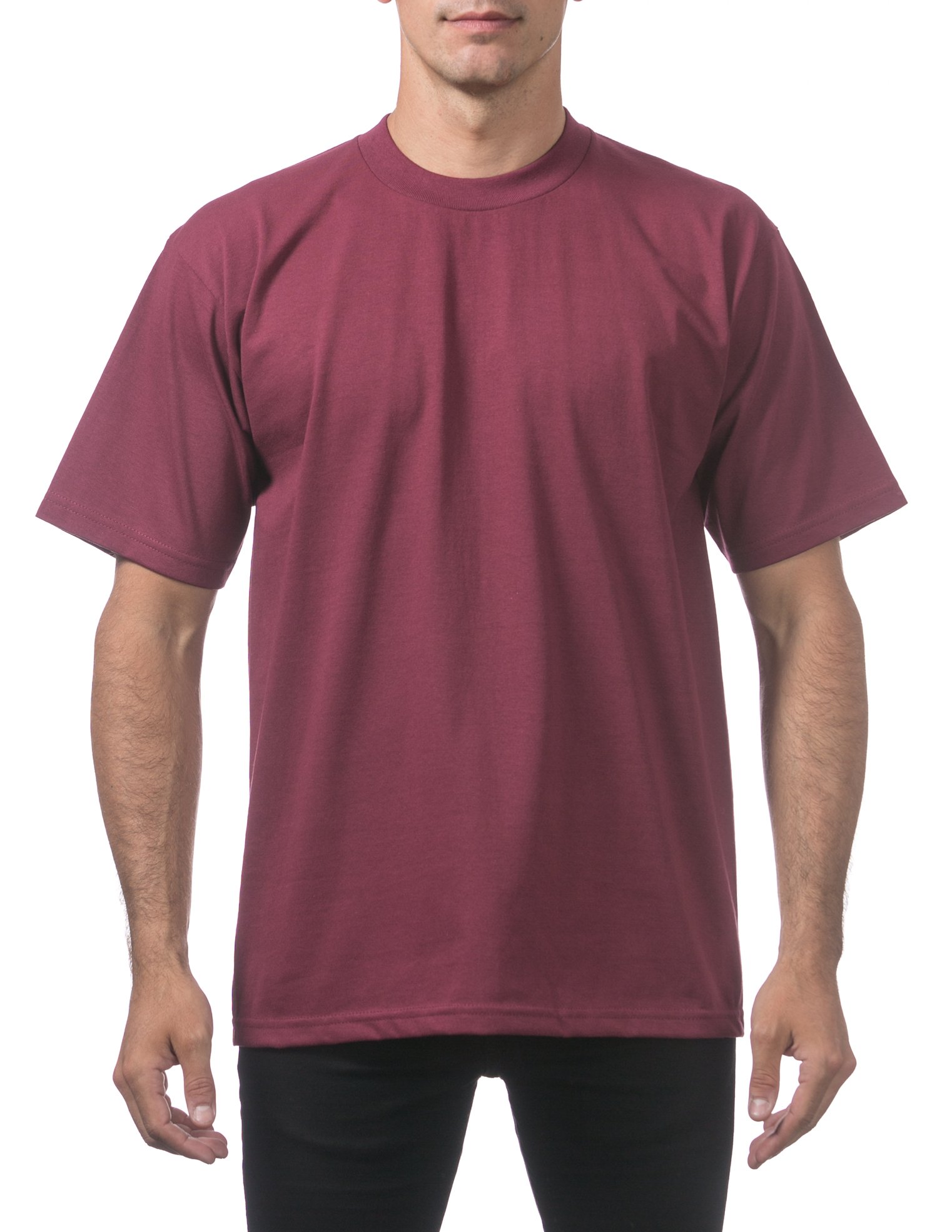 Snapklik.com : Pro Club Mens Heavyweight Cotton Short Sleeve Crew Neck ...
