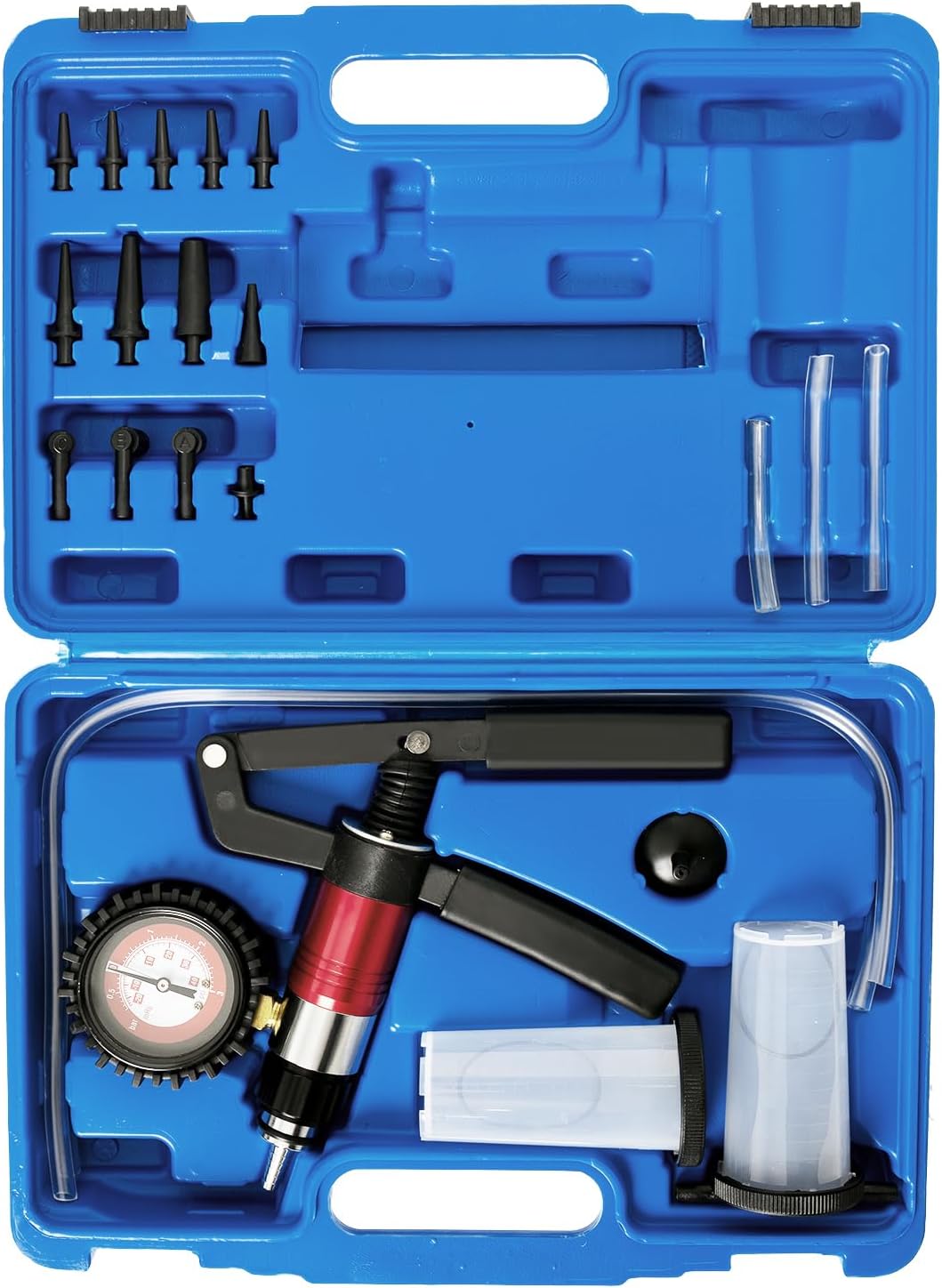 Amazon.com: Frombet 2 in 1 Brake Bleeder Kit Hand held Vacuum Pump Test ...