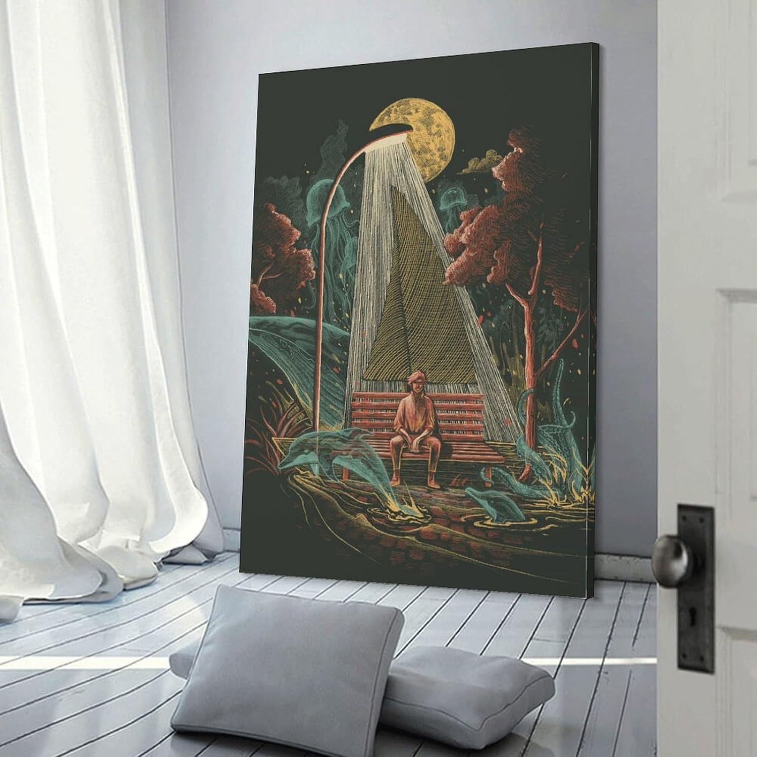 Amazon.de: POLIUAWS Pure Art Poster – Elegantes Wandbild für Wohnzimmer ...