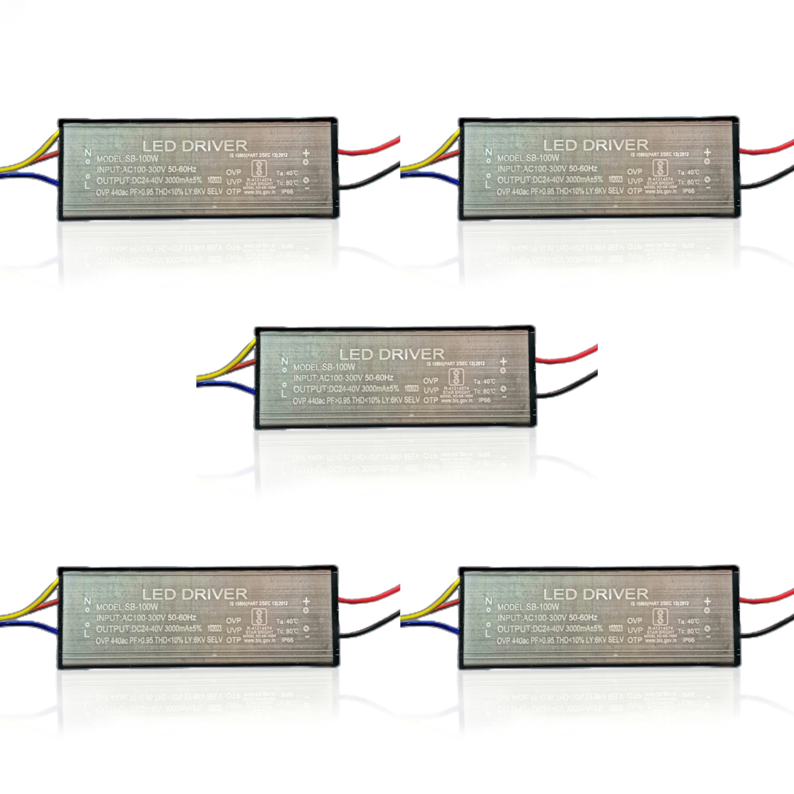 Dreamlux 100 Watt 3000mA IP66 Led Driver With 2 Years Warranty and 6Kv ...