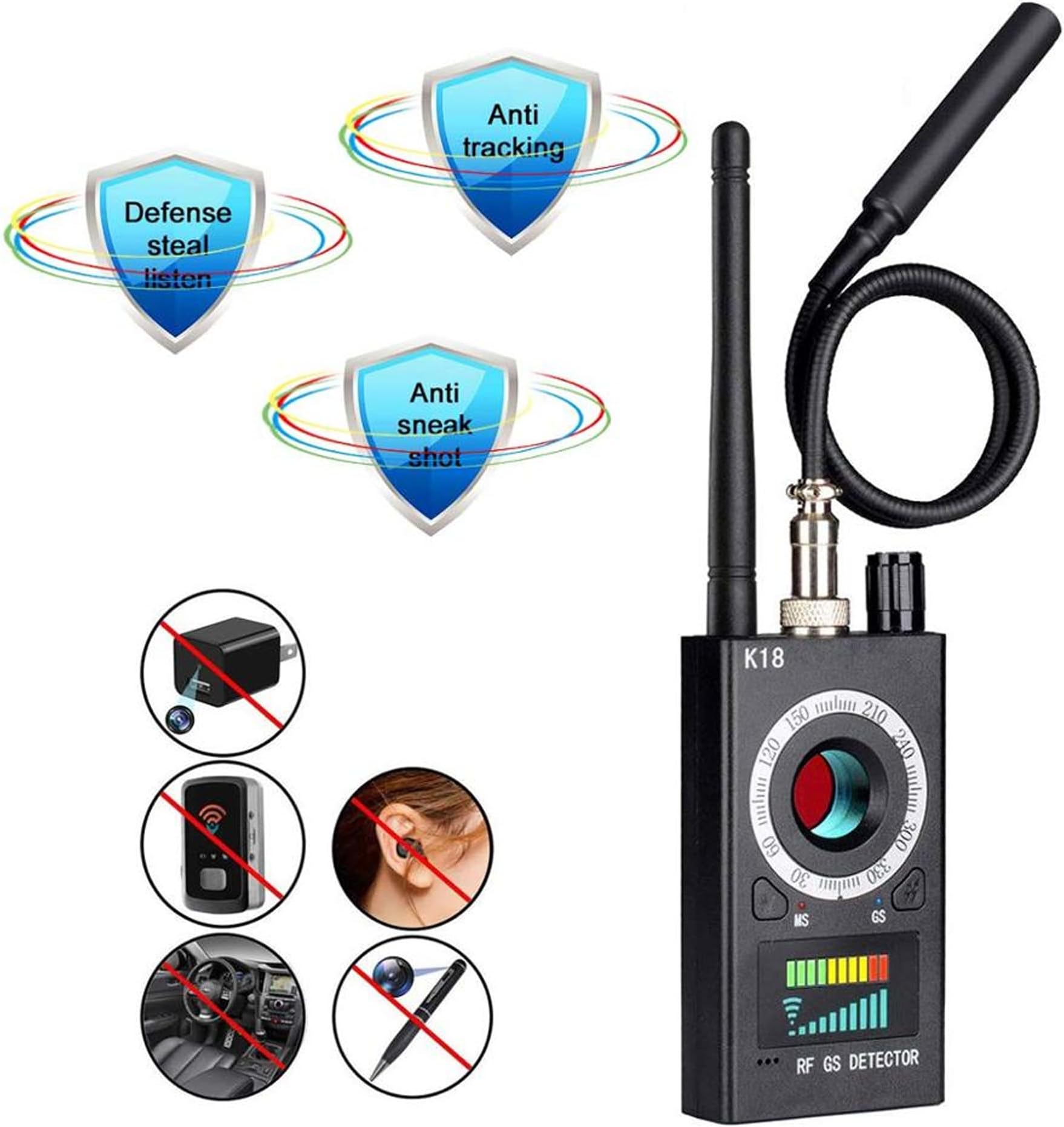 Amazon.com: Anti Spy RF Detector, Camera Finder Bug Detector, GPS ...