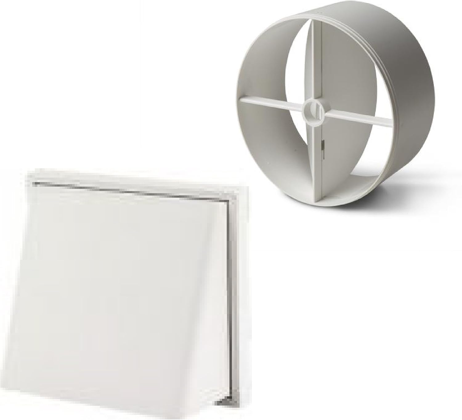 Home Smart Hooded Cowl Extractor Air Vent & Back Draught Ducting ...