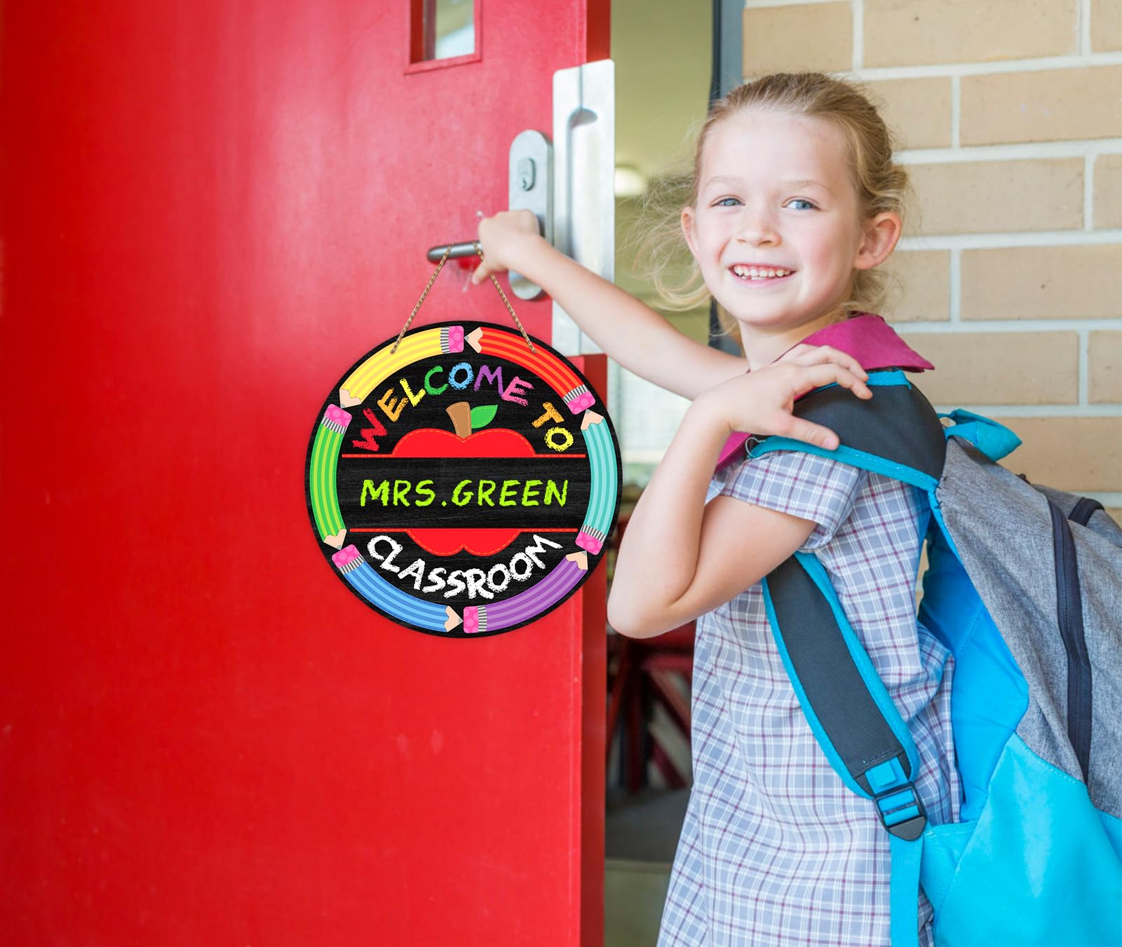 Snapklik.com : Welcome Sign For Classroom Door Decorations Personalized ...