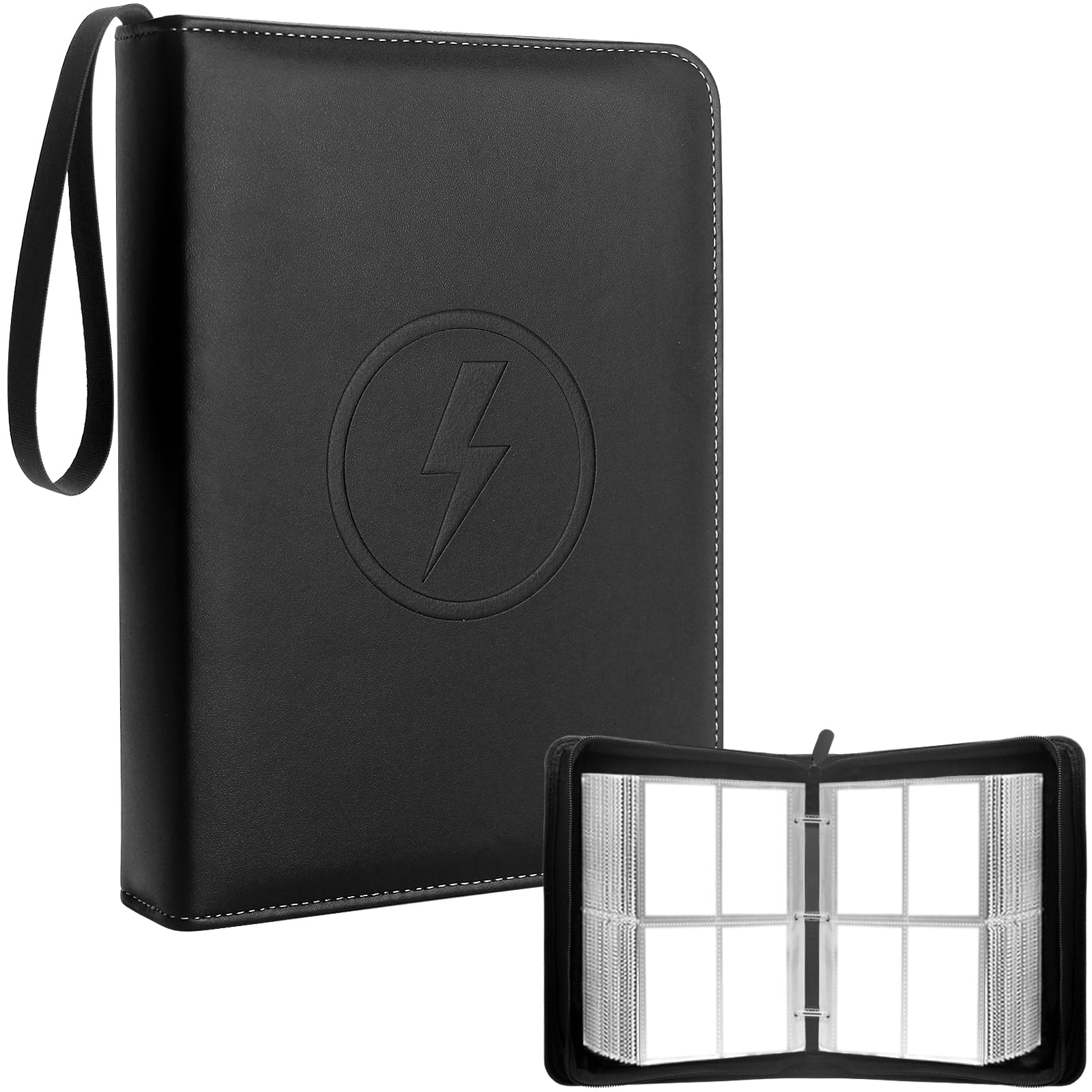 Amazon.com: ZSMELL Trading Card Binder 4 Pocket, Trading Card Holder ...