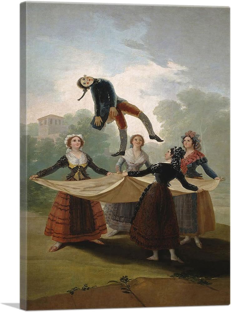 Amazon.com: ARTCANVAS The Straw Manikin 1792 Canvas Art Print Stretched ...