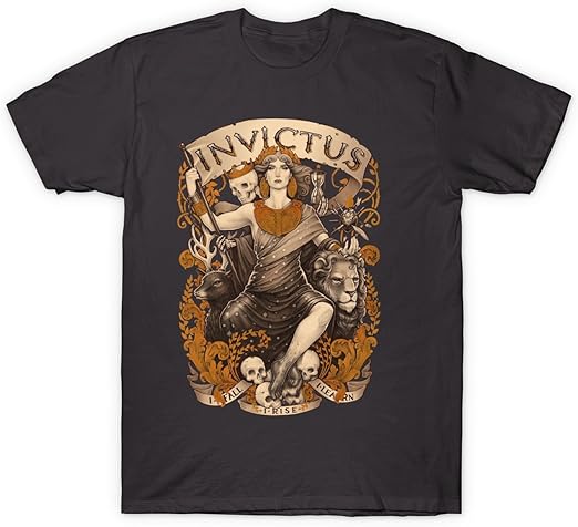 Invictus - Teepublic Male 5XL T-Shirt | Amazon.com