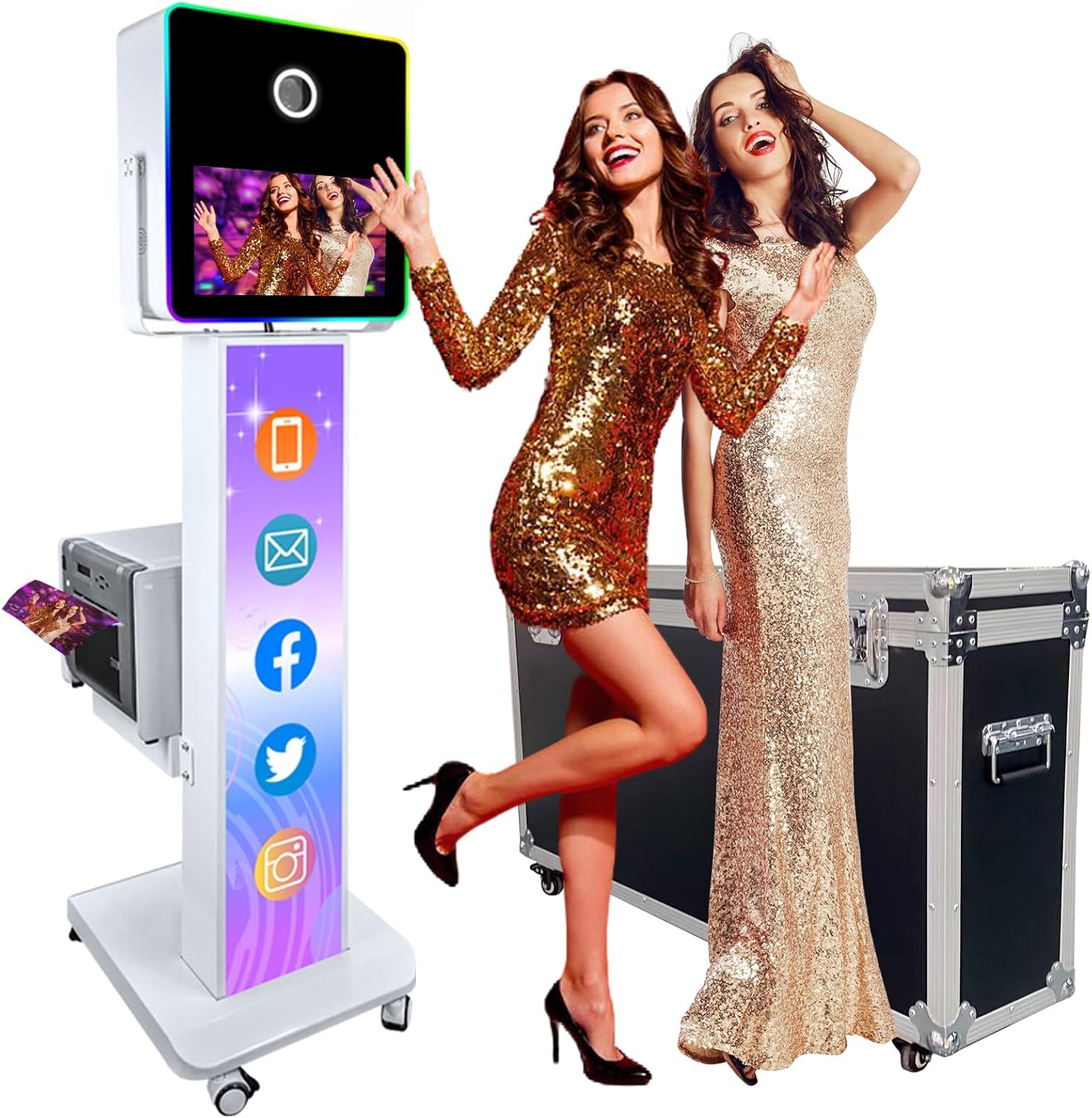 Amazon.com: ZLPOWER Mirror Photo Booth Camera Photobooth DIY Photo ...