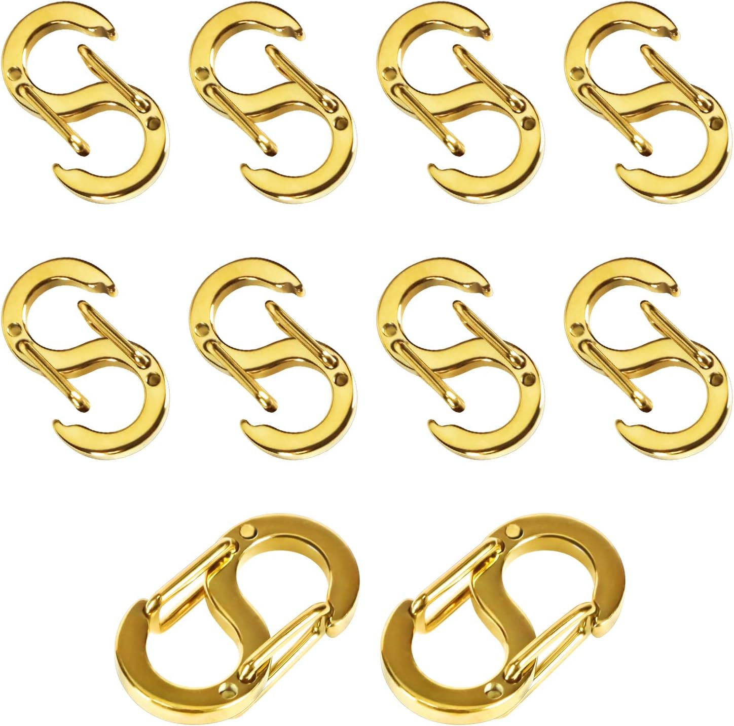 Amazon.com: Double Opening Shortener Clasp Necklace Clasp and Closures ...