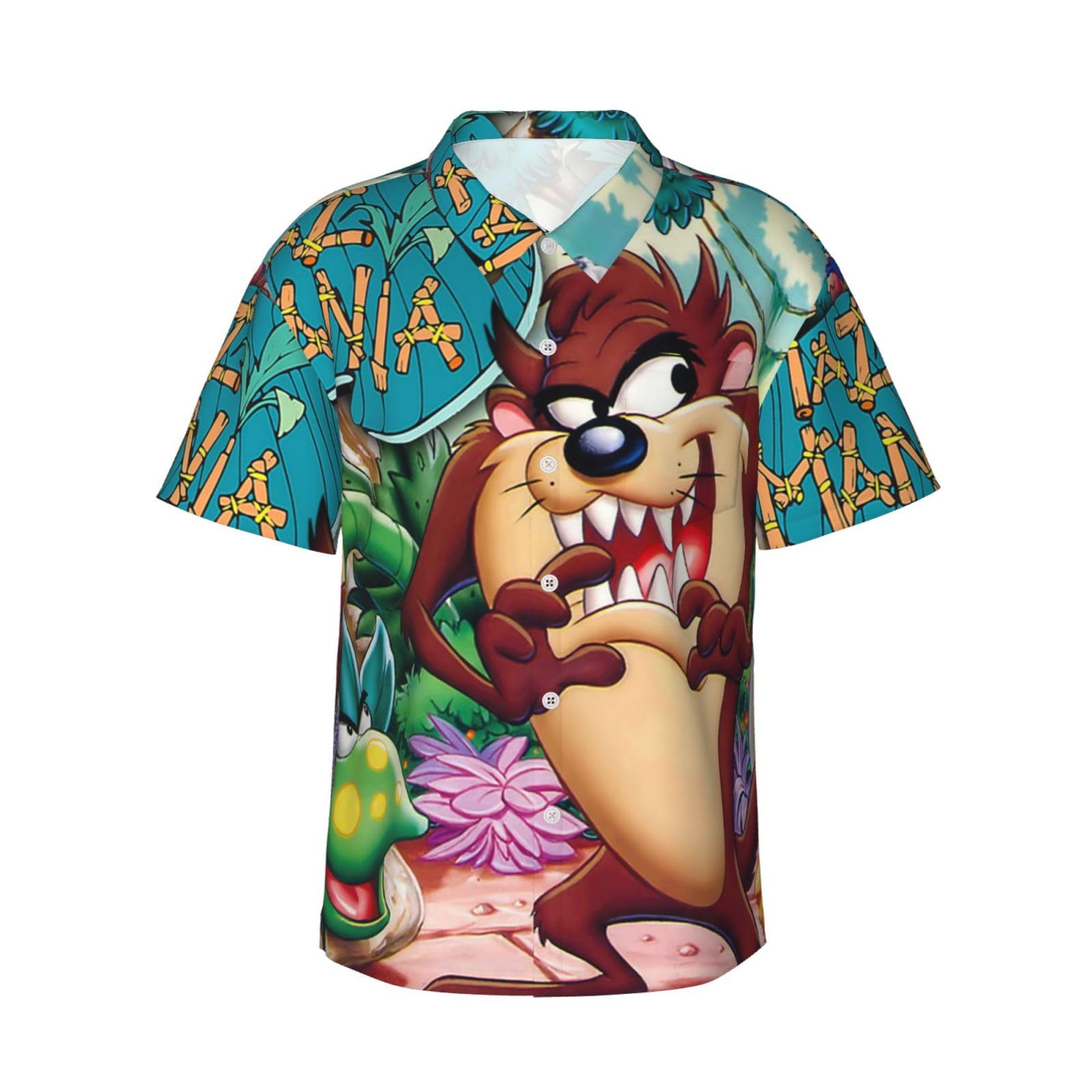 Amazon.com: KOVOS Tasmanian Cartoon Devil Taz Anime Mens Short Sleeve ...