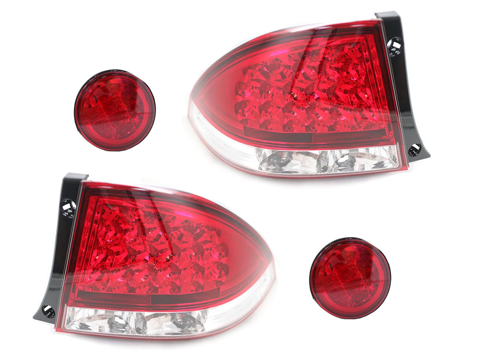 Buy Compatible With IS200 IS300 LED Rear Fog & Tail Light for 1998 1999 ...