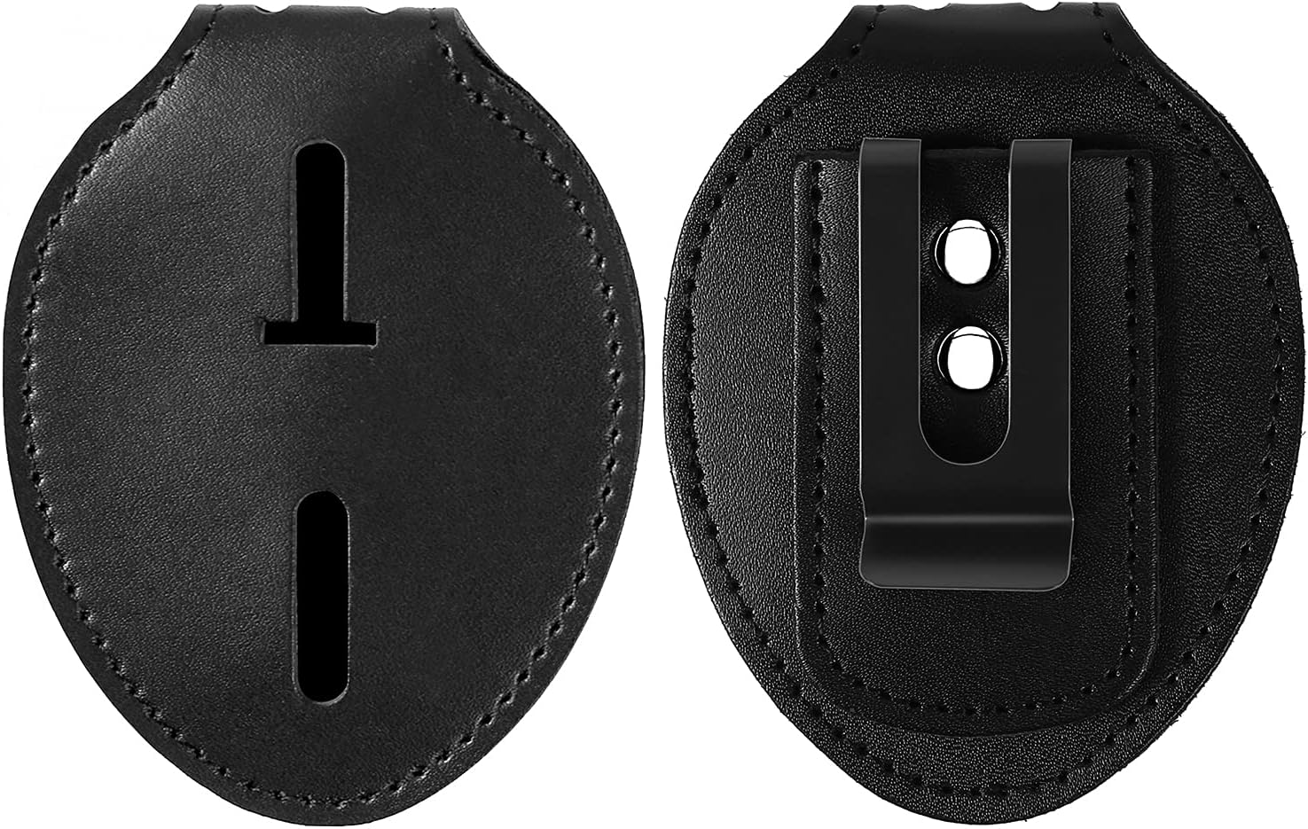 Amazon.com : Police Badge Holder, Universal, Made of Cowhide, Metal ...