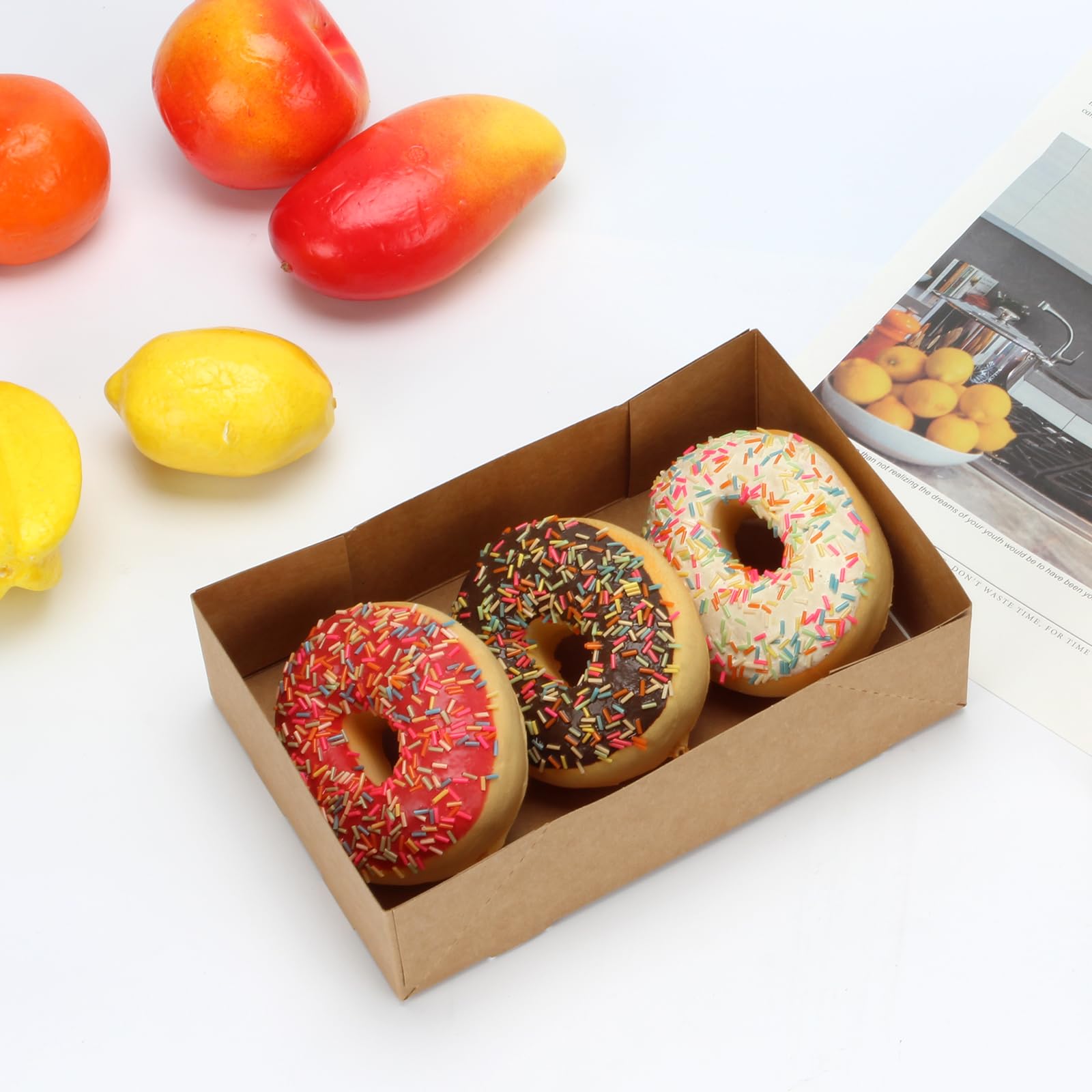 Snapklik.com : 60 Pack 4Lb Paper Food Trays, 4 Corner Pop Up Cardboard ...