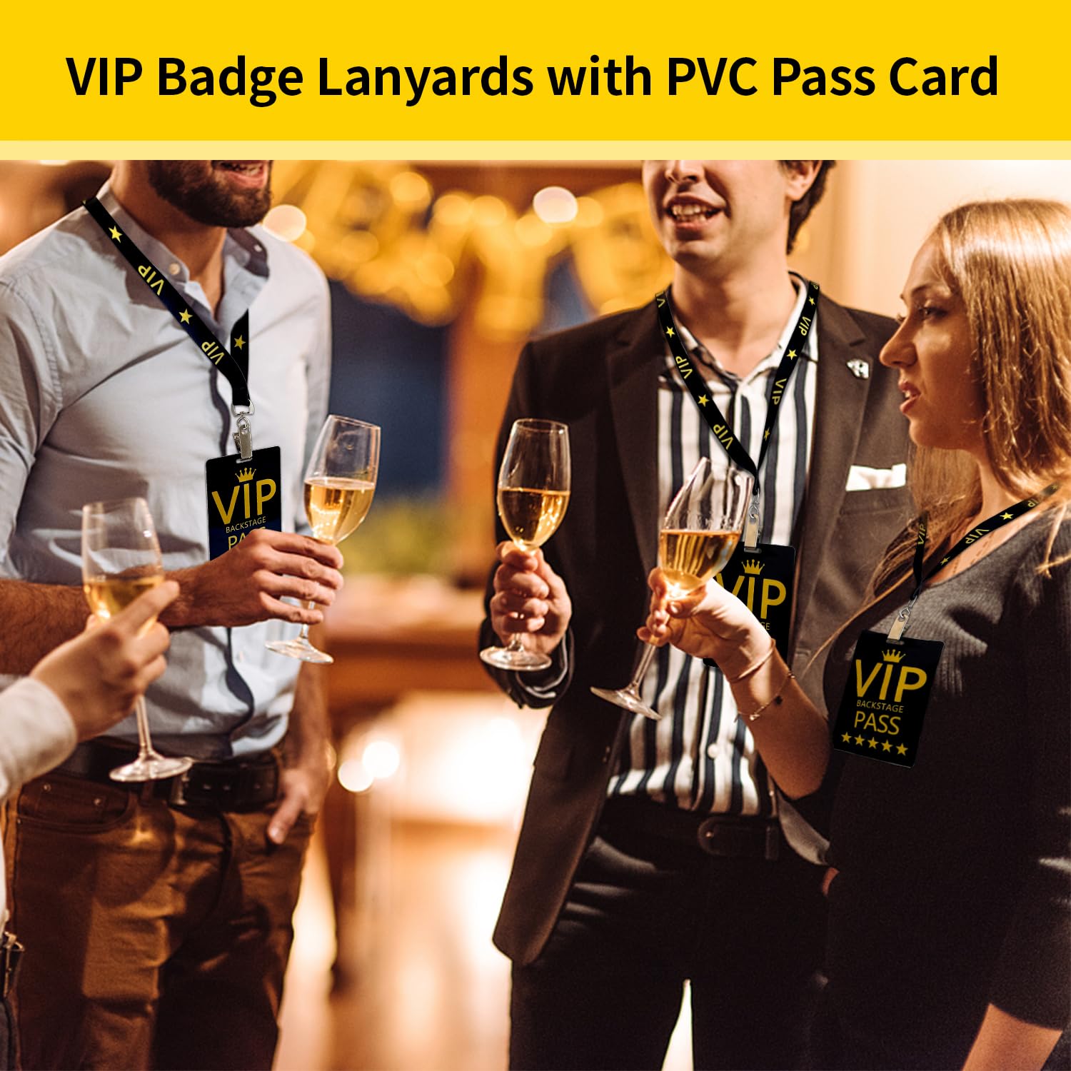 Snapklik.com : 30 Sets VIP Badge Lanyards