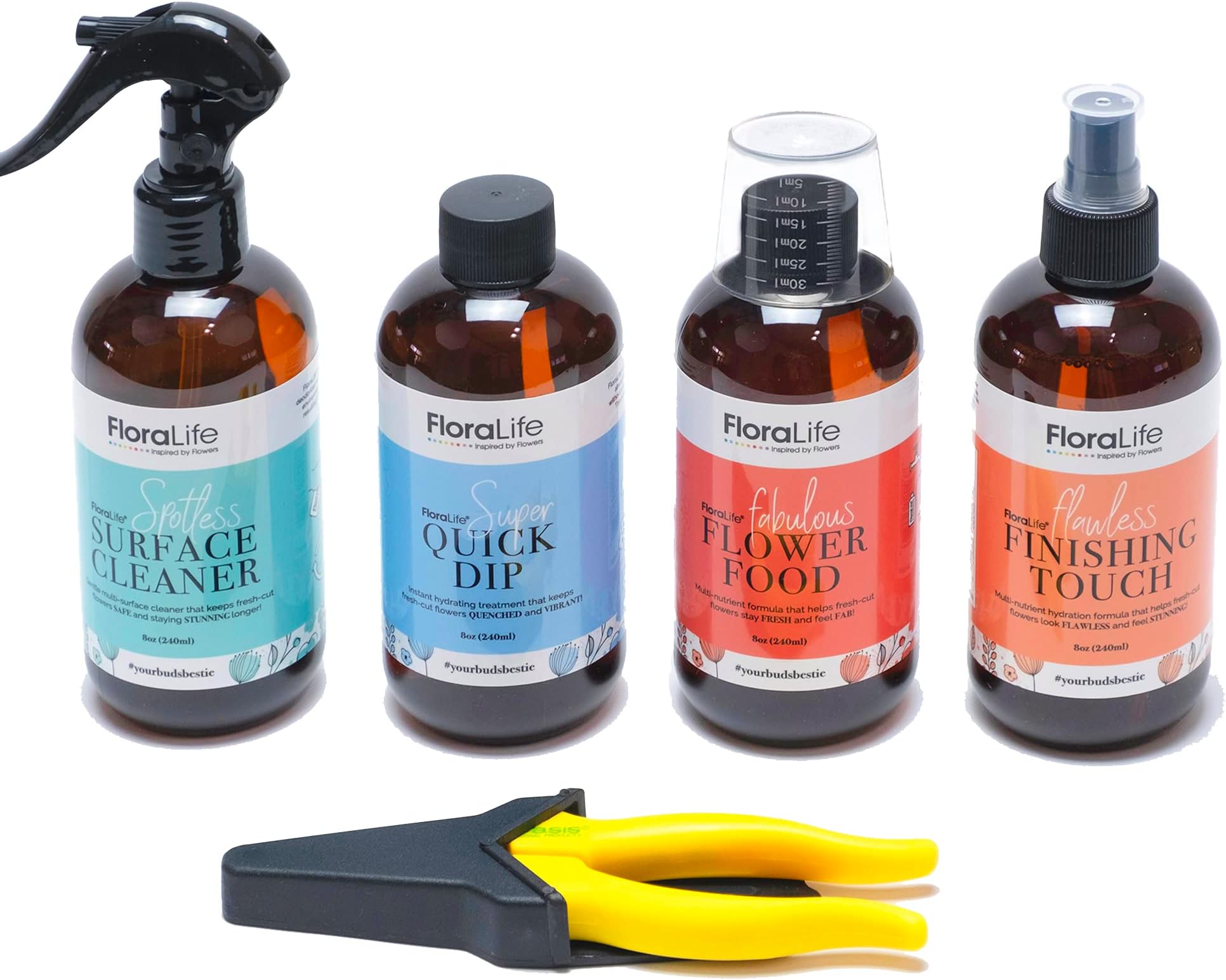 Amazon.com: Floralife 82-22020 Floralife Crystal Clear Flower Food 300 ...
