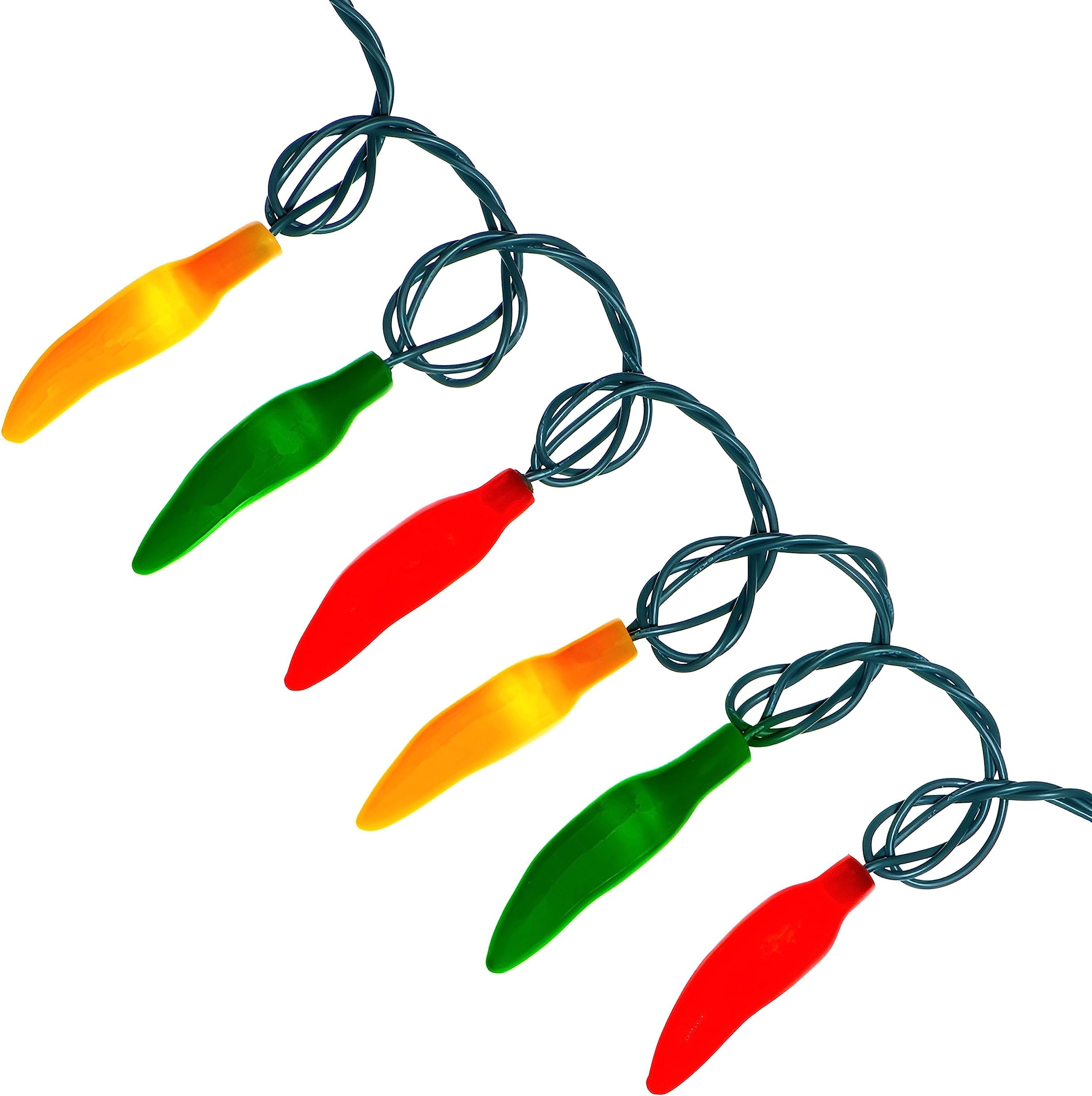 Amazon.com: Chili Pepper Cluster Light Set, 35 Multicolored Lights ...
