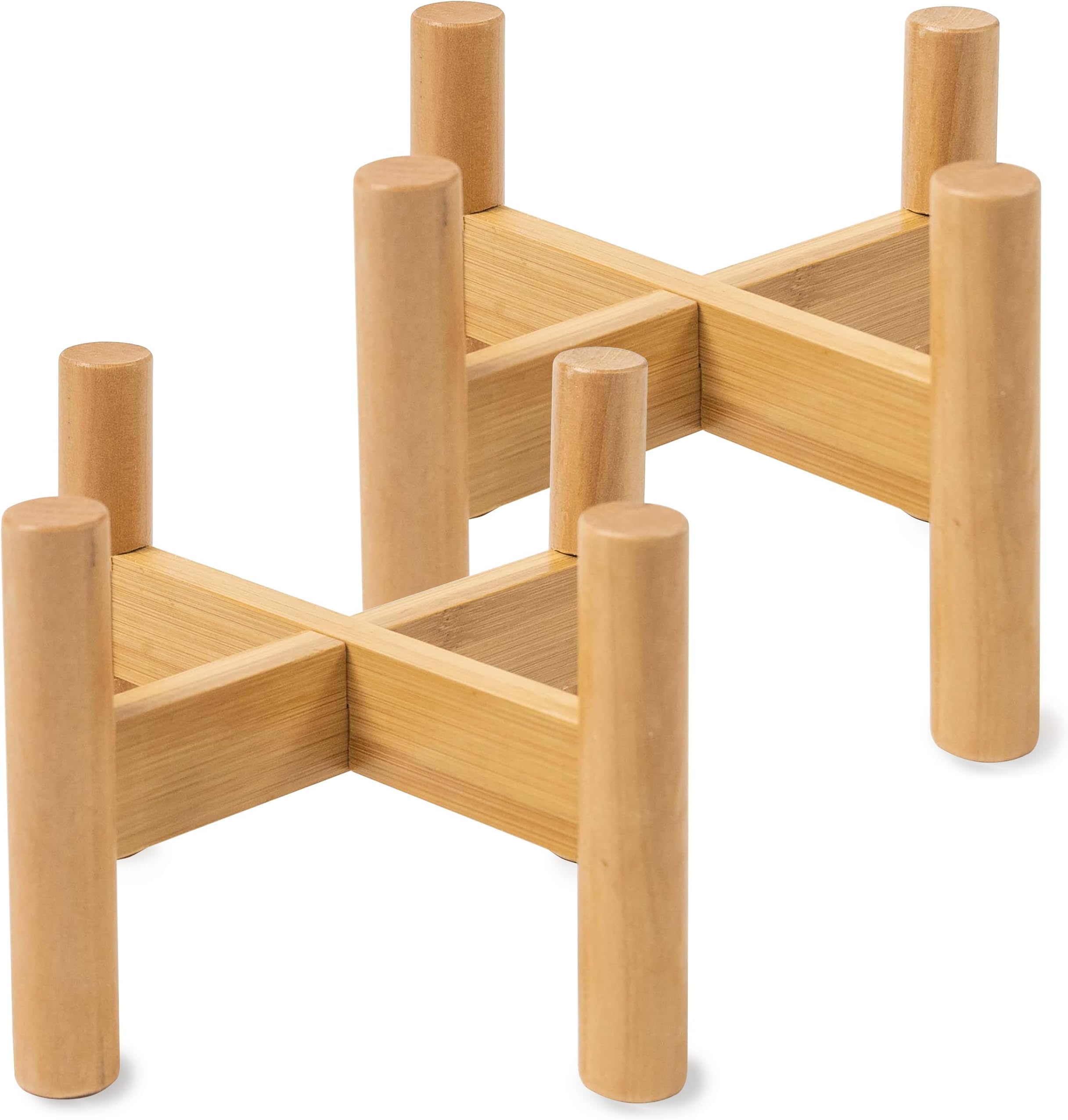 Amazon.com : OYSIR Modern Mini Plant Stand, Wood Flower Pot Holder, Up ...